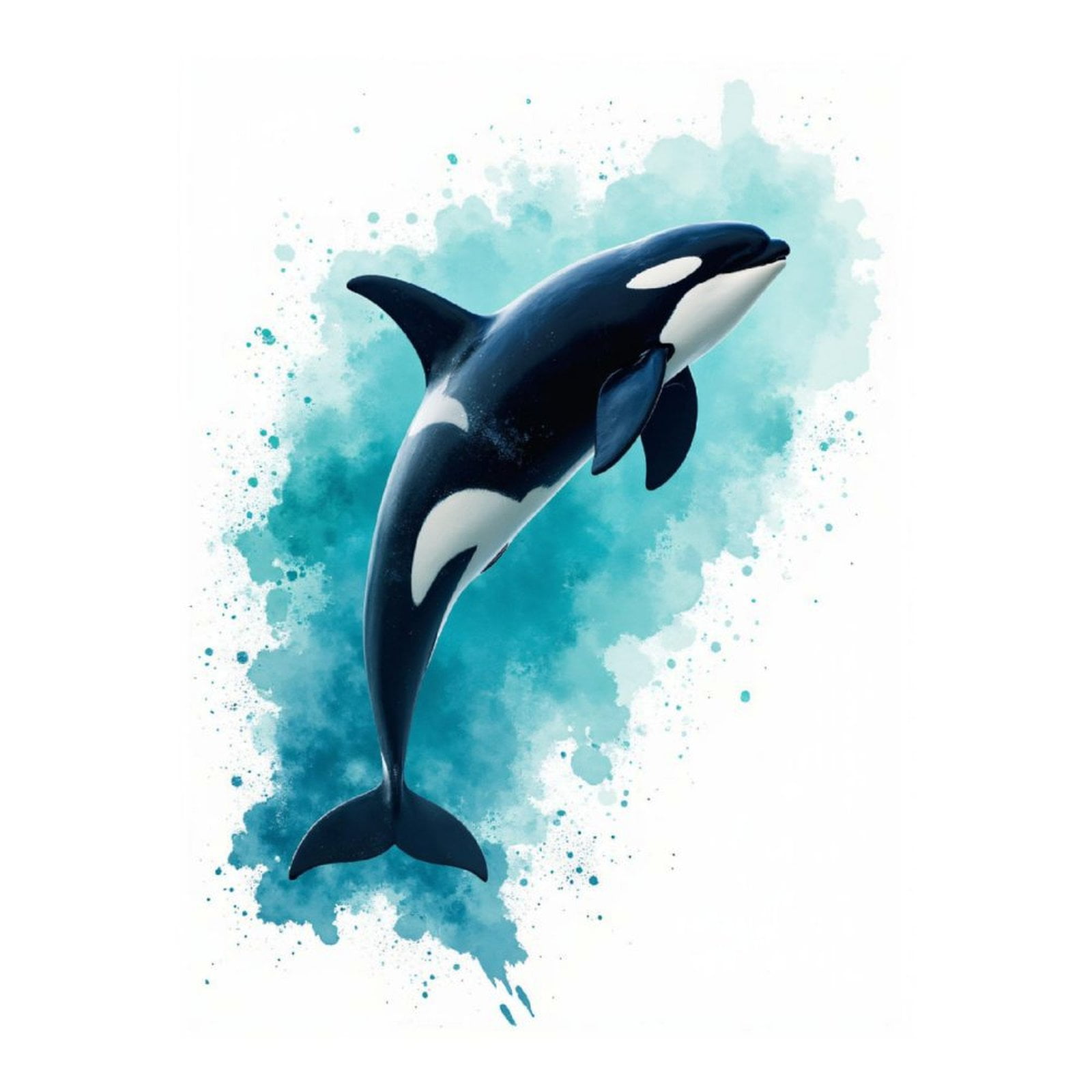 Diamond Art Kits for Adults - 5d Orca Ocean Watercolor Art Diamond ...