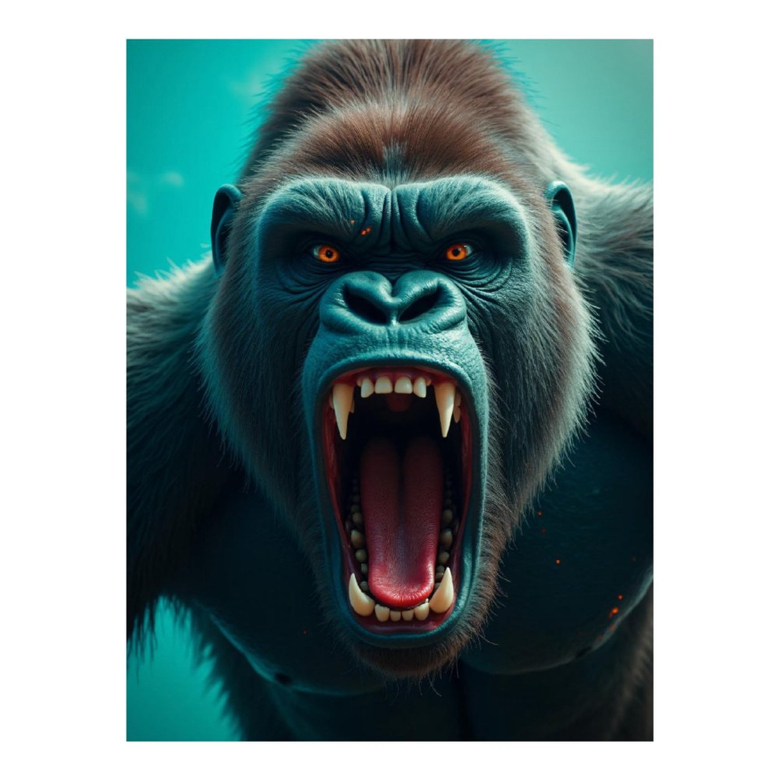 Diamond Art Kits for Adults - 5d Roaring Mighty Beast Diamond Painting ...