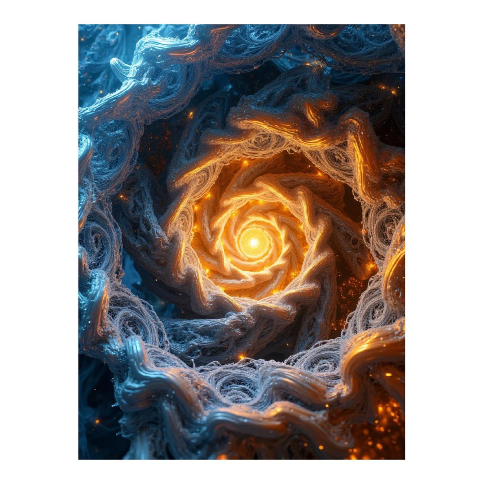 Diamond Art Kits for Adults - 5d Spiral Glow Abstract Art Pattern ...