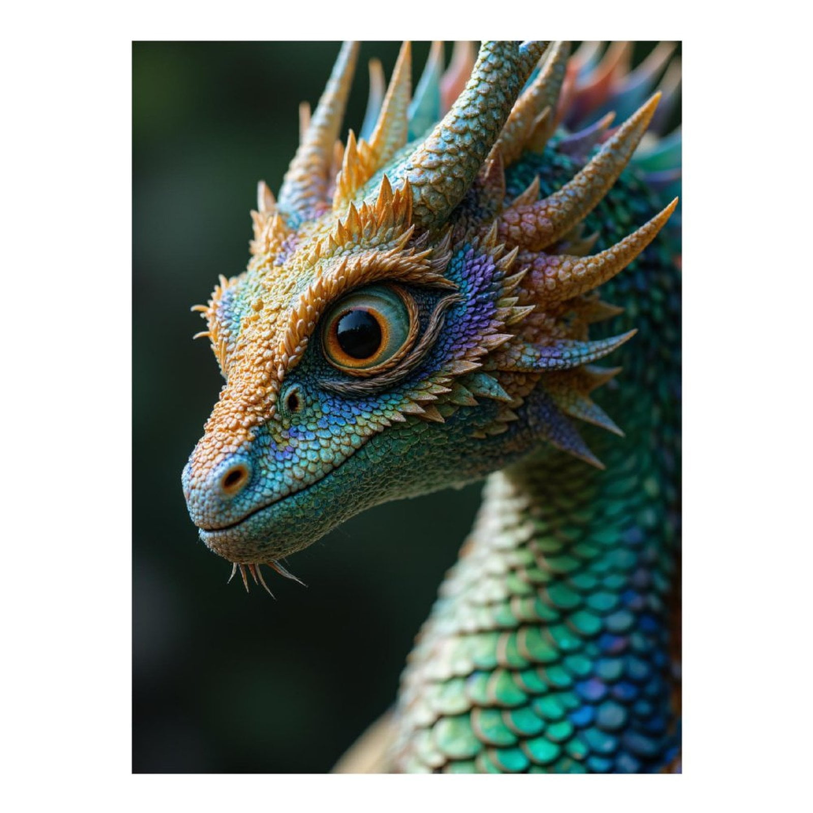 Diamond Art Kits for Adults - 5d Vibrant Fantasy Dragon Creature ...