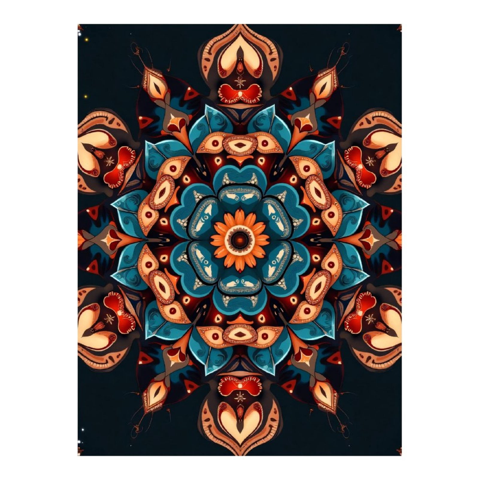 Diamond Art Kits for Adults - Abstract Floral Print No.135 5D Frameless ...