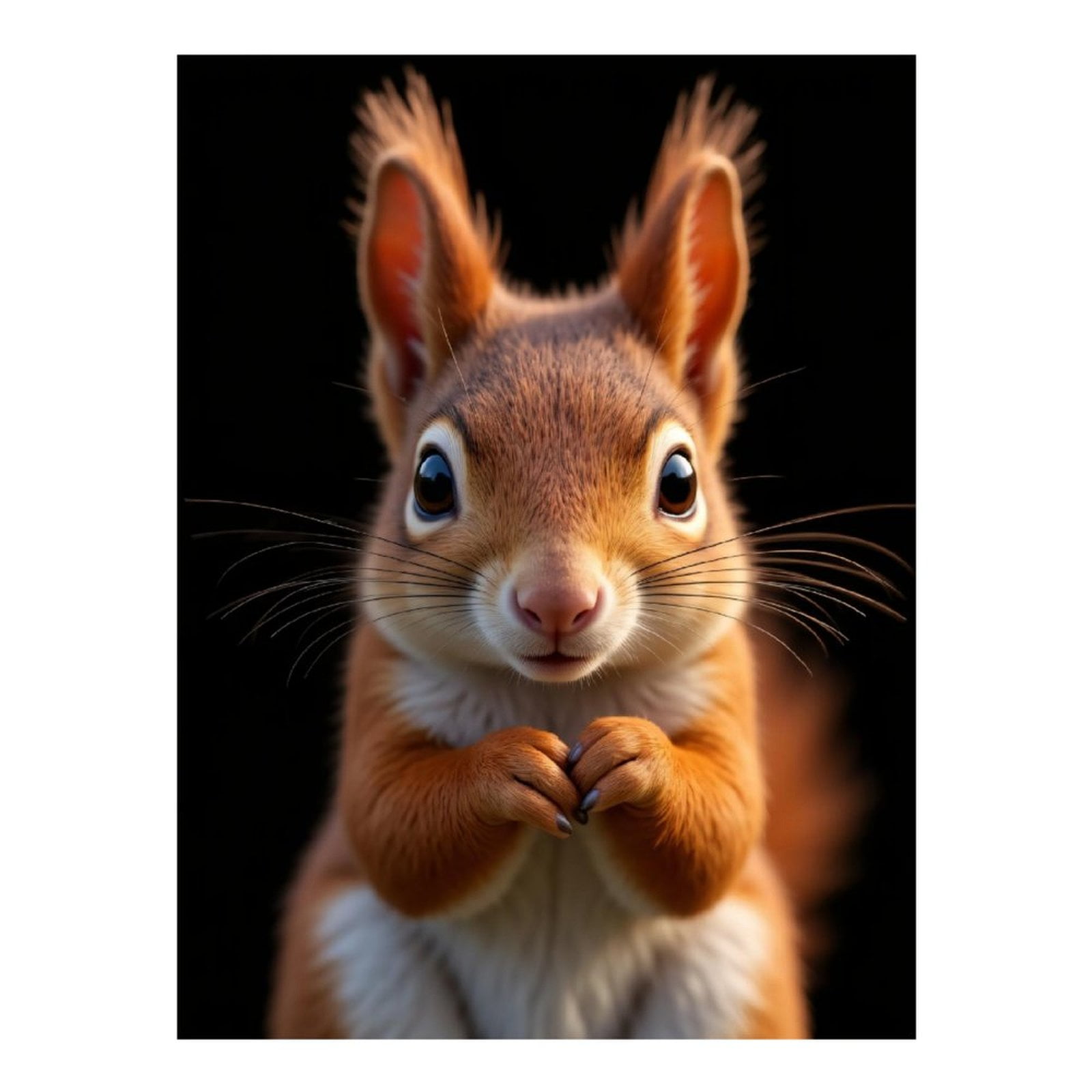 Diamond Art Kits for Adults, Adorable Squirrel Close Up Portrait 5D ...
