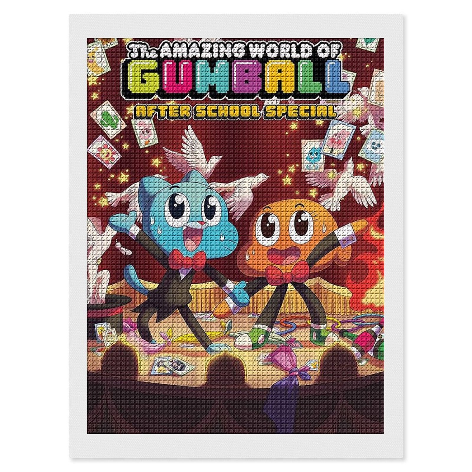 Diamond Art Kits for Adults The Amazing World of Gumball 5D Diamond Art ...