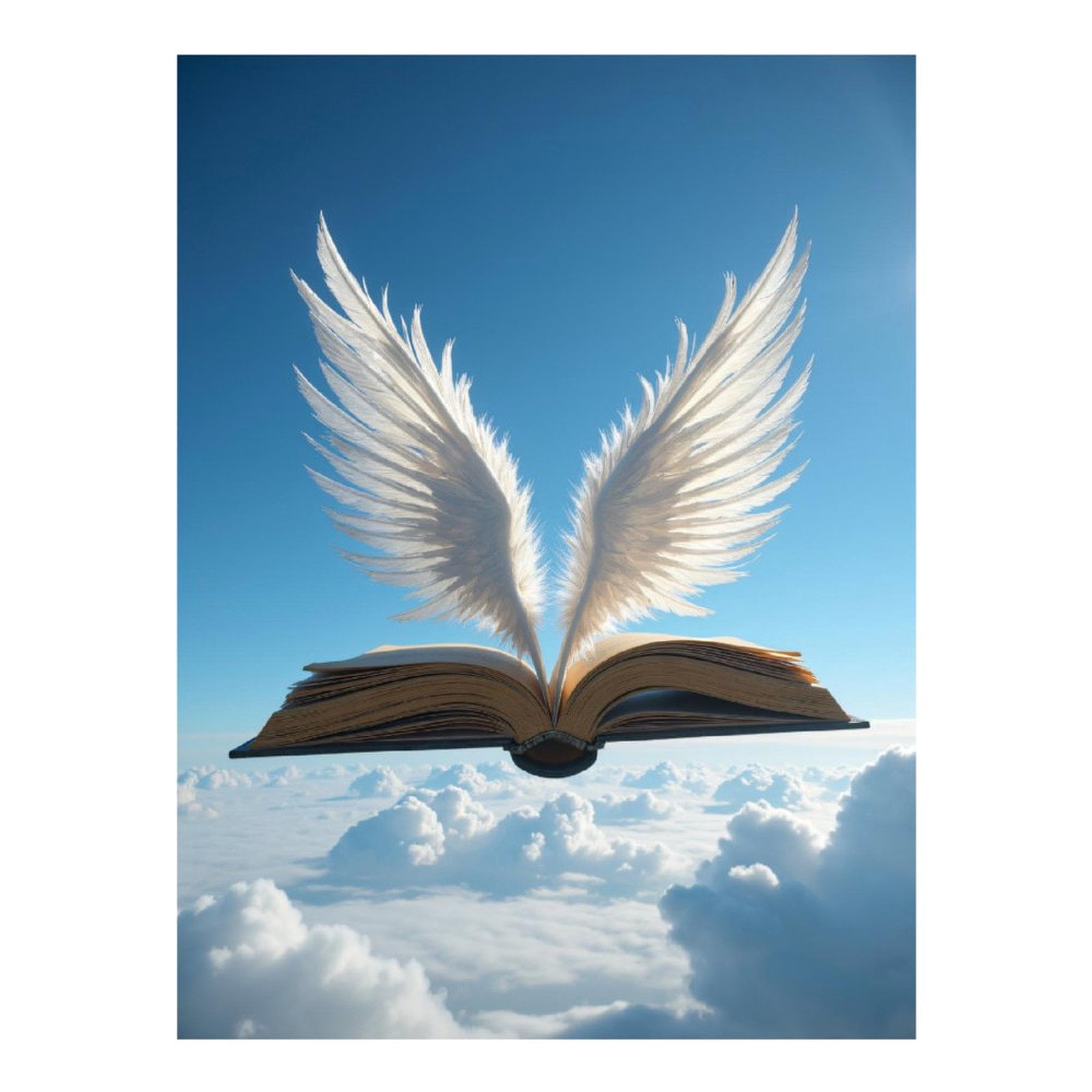 Diamond Art Kits for Adults, With Angelic Wings Sky Clouds 5D Diamond ...