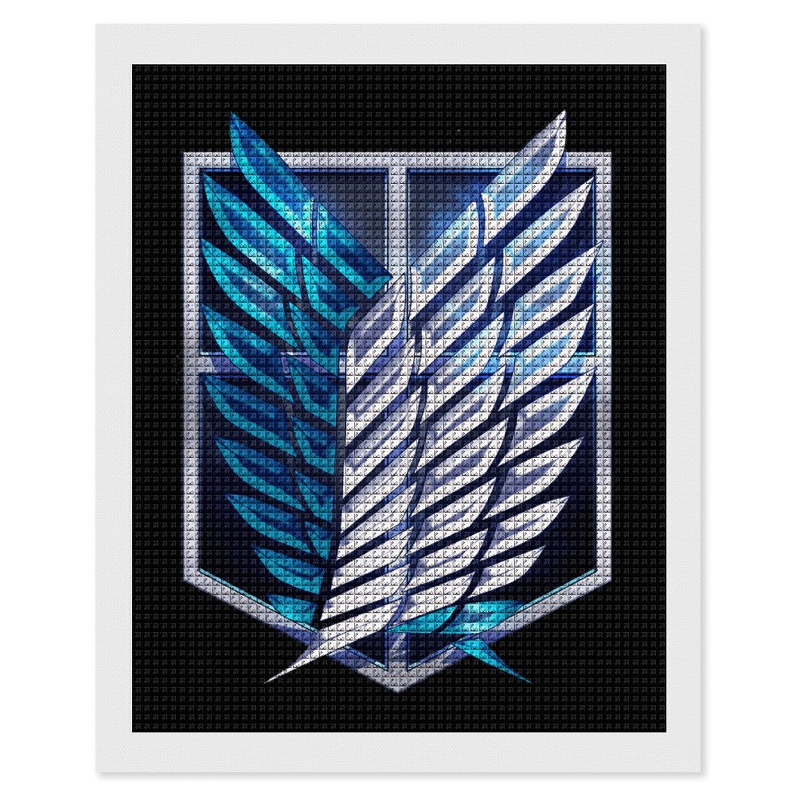 Diamond Art Kits for Adults Attack On Titan 5D Diamond Art Kits for ...