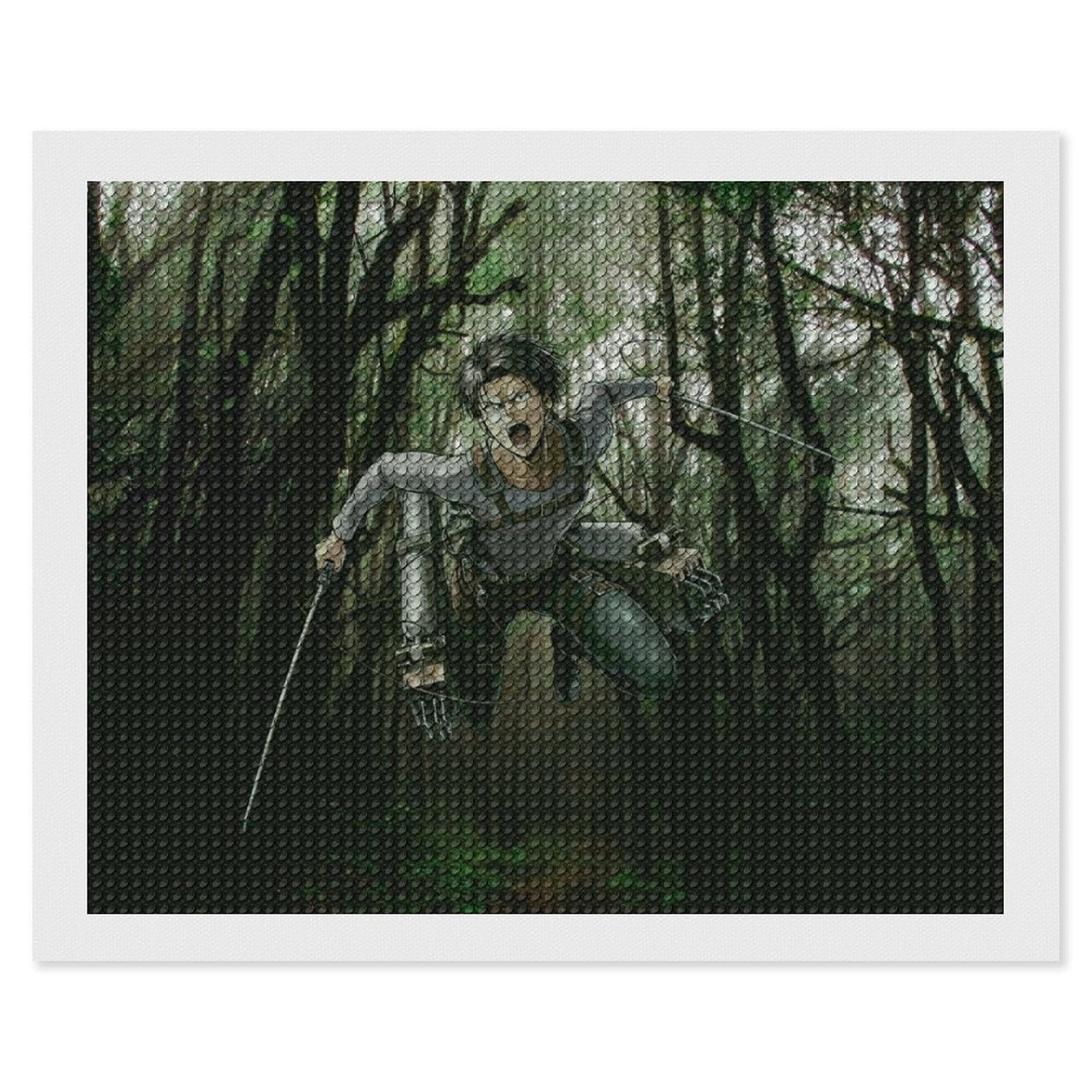 Diamond Art Kits for Adults - Attack on Titan Full Drill Diamond Arts ...