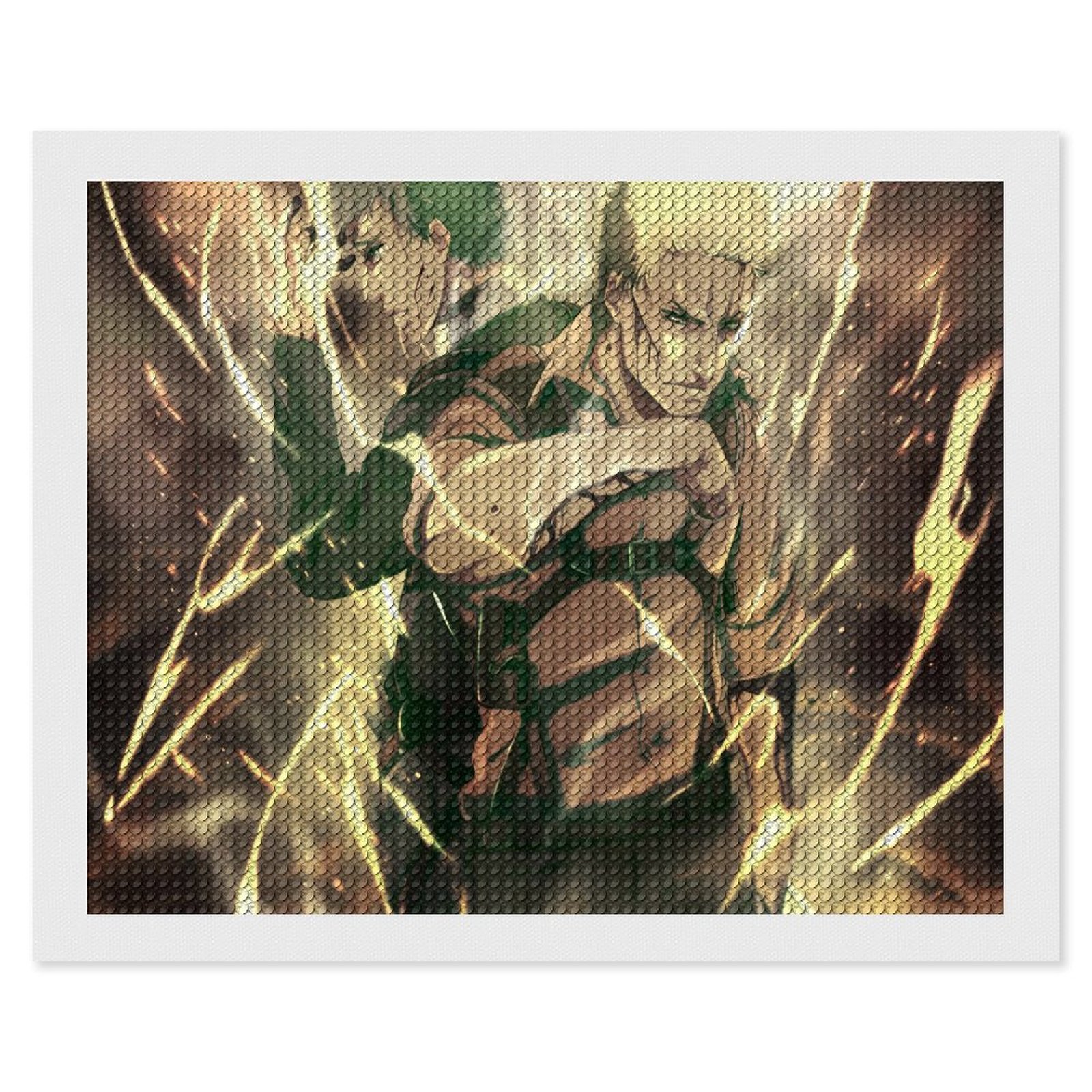 Diamond Art Kits for Adults - Attack on Titan Full Drill Diamond Arts ...