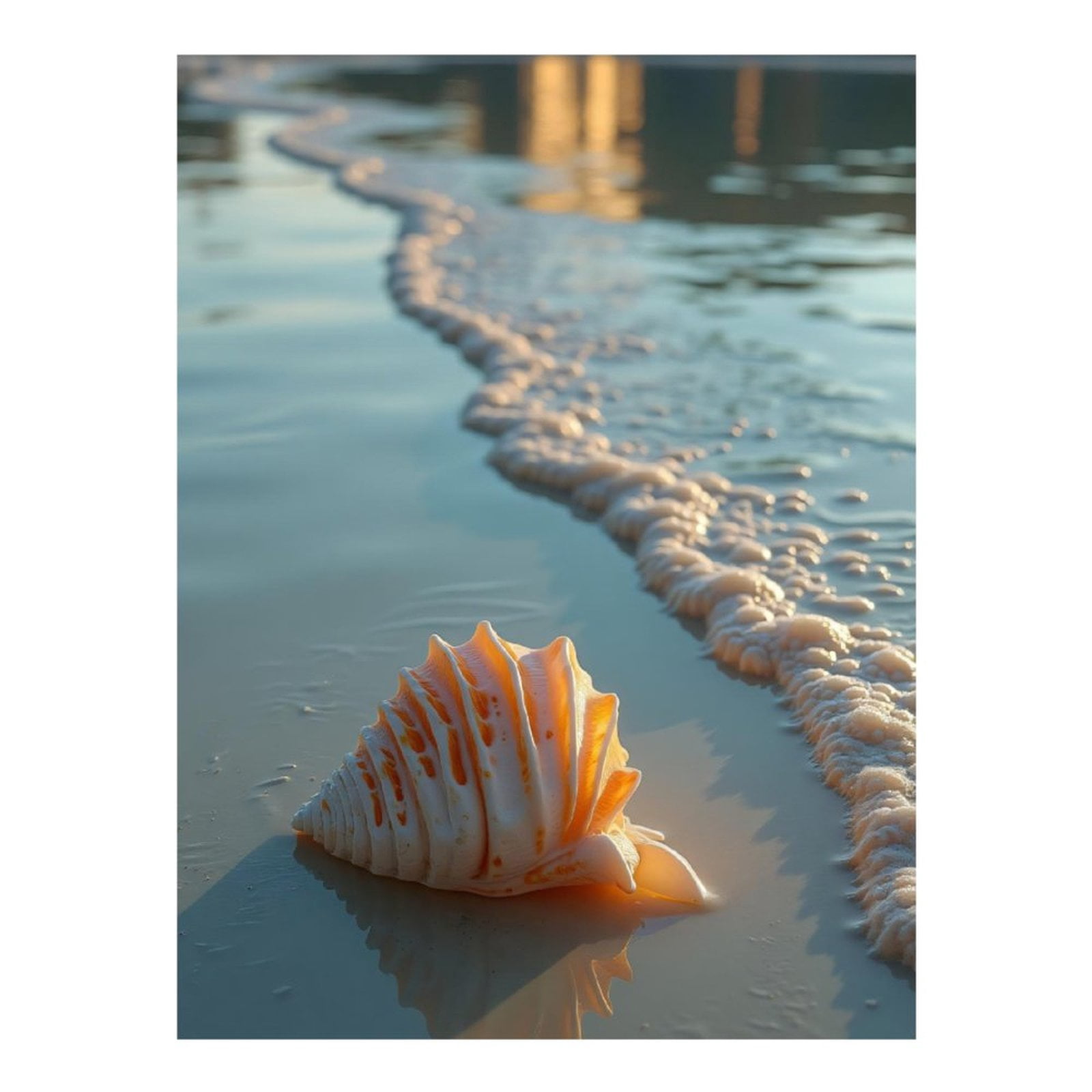 Diamond Art Kits for Adults - Beach Realistic Seashell Print No.8 5D ...