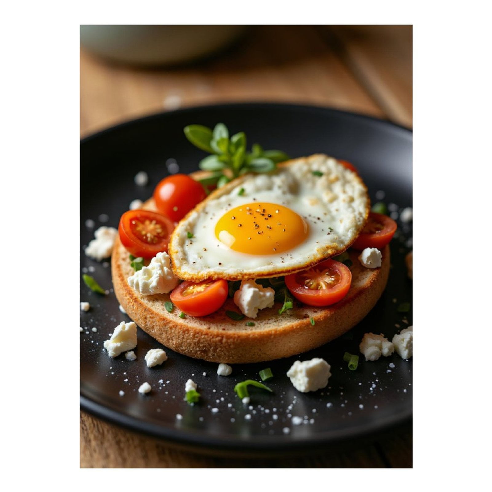 Diamond Art Kits for Adults, Breakfast Toast Egg Tomatoes Feta 5D ...