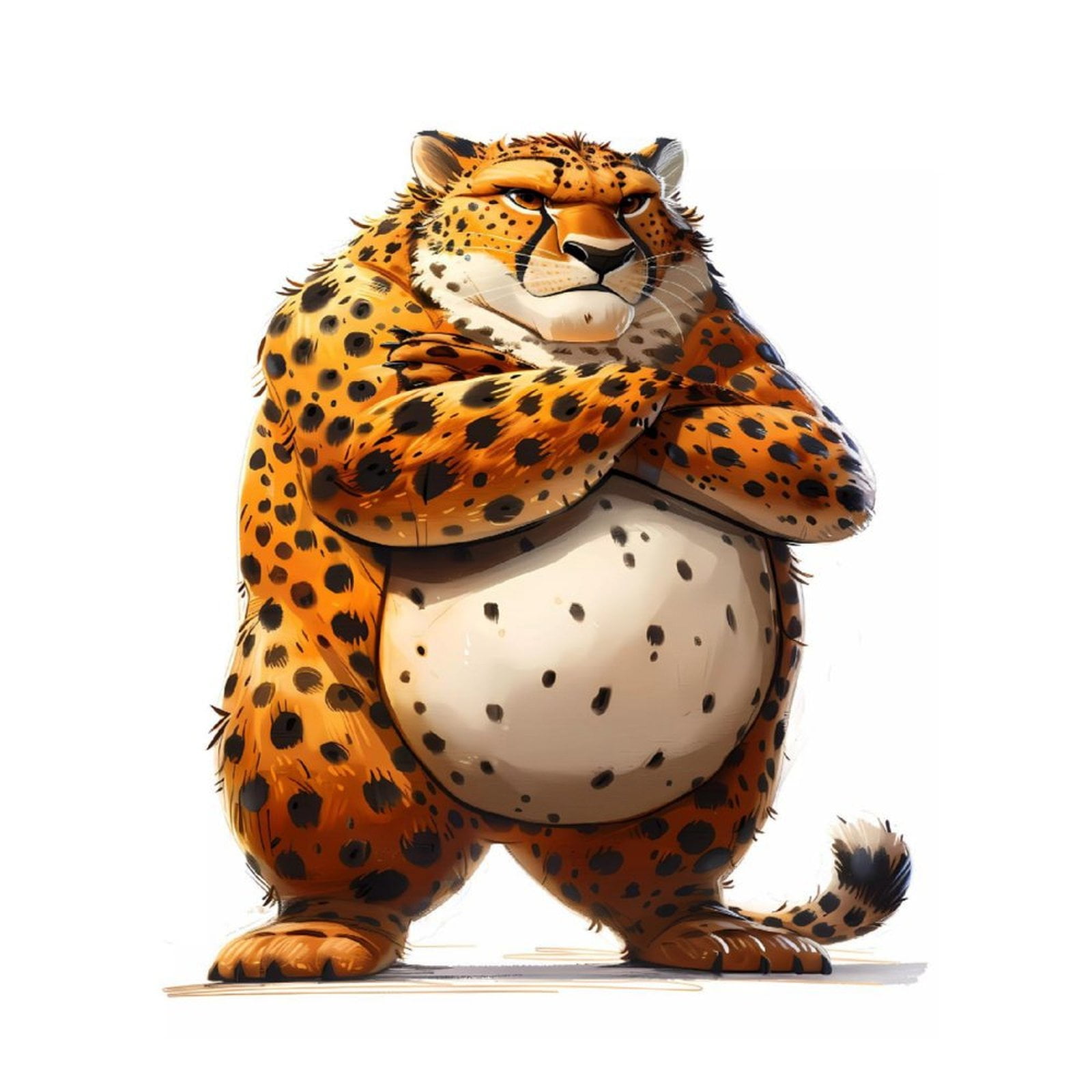 Diamond Art Kits for Adults - Cartoon Cheetah With Attitude DIY ...