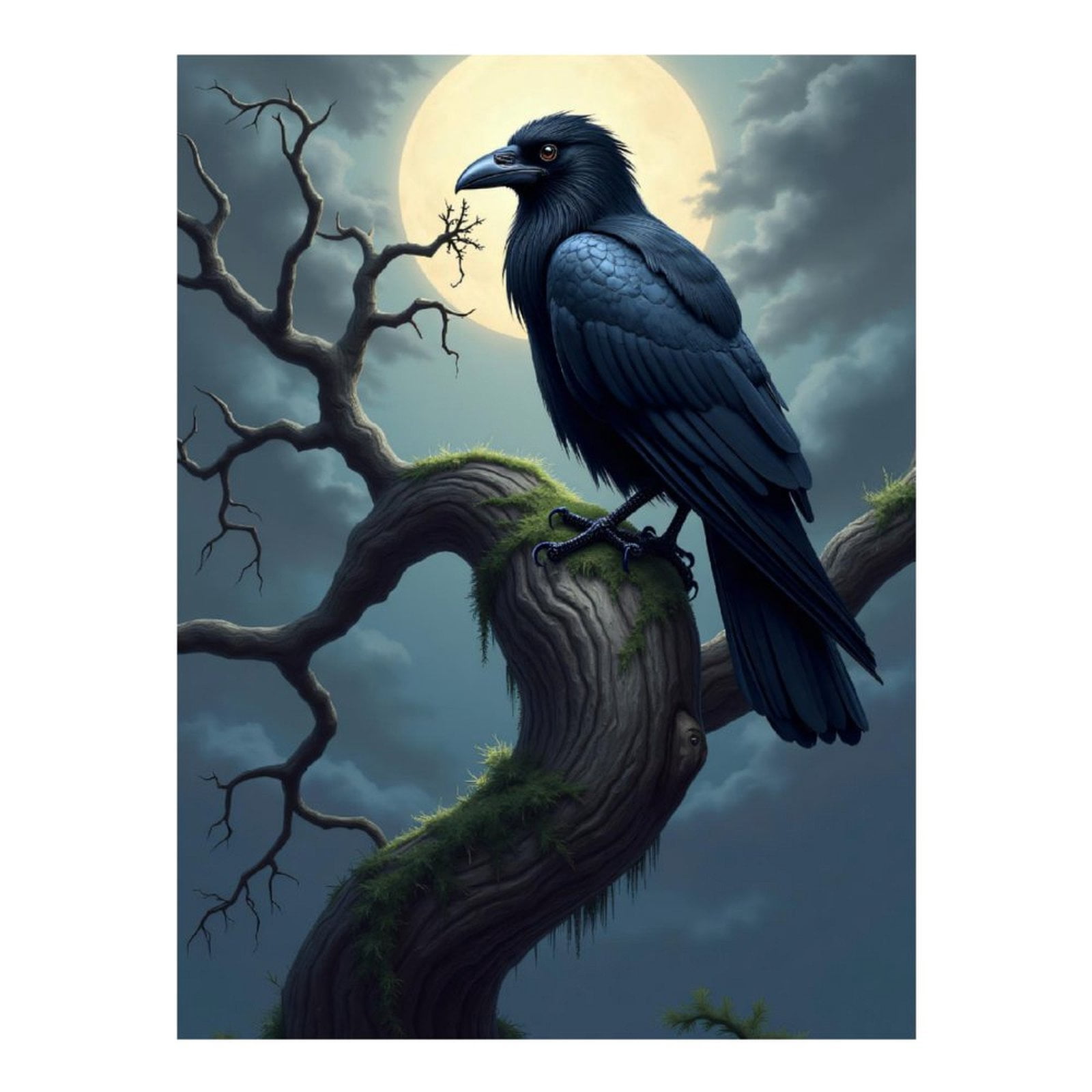 Diamond Art Kits for Adults - Cartoon Classic Crow Print No.71 5D ...