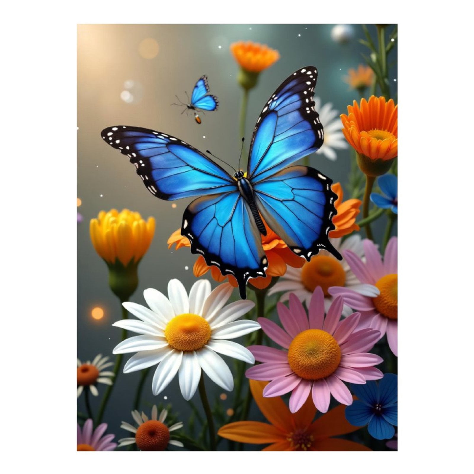 Diamond Art Kits for Adults - Classic Butterfly Bouquet Print No.1146 ...