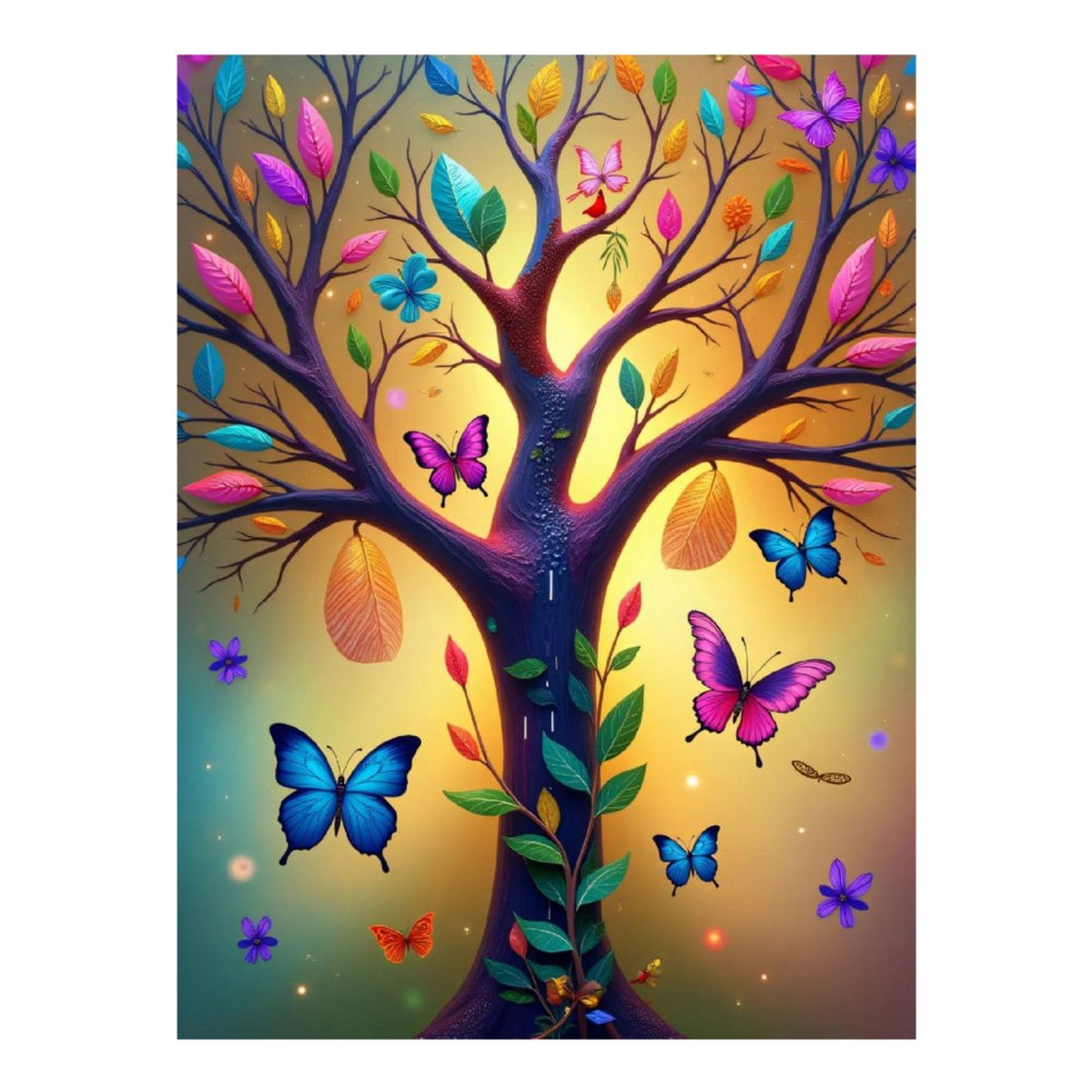 Diamond Art Kits for Adults - Classic Butterfly Print No.987 5D ...