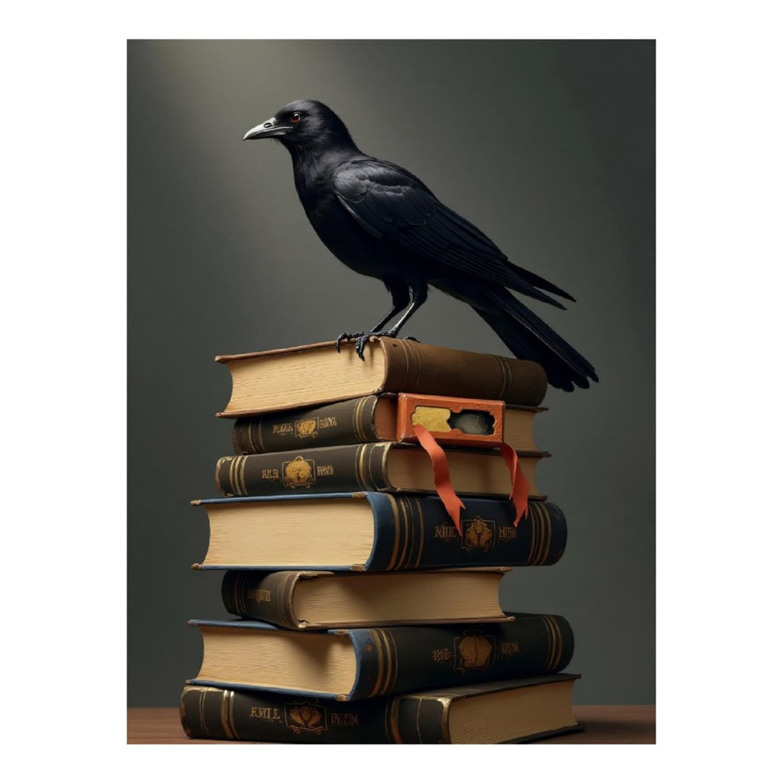 Diamond Art Kits for Adults - Classic Realistic Crow Print No.31 5D ...
