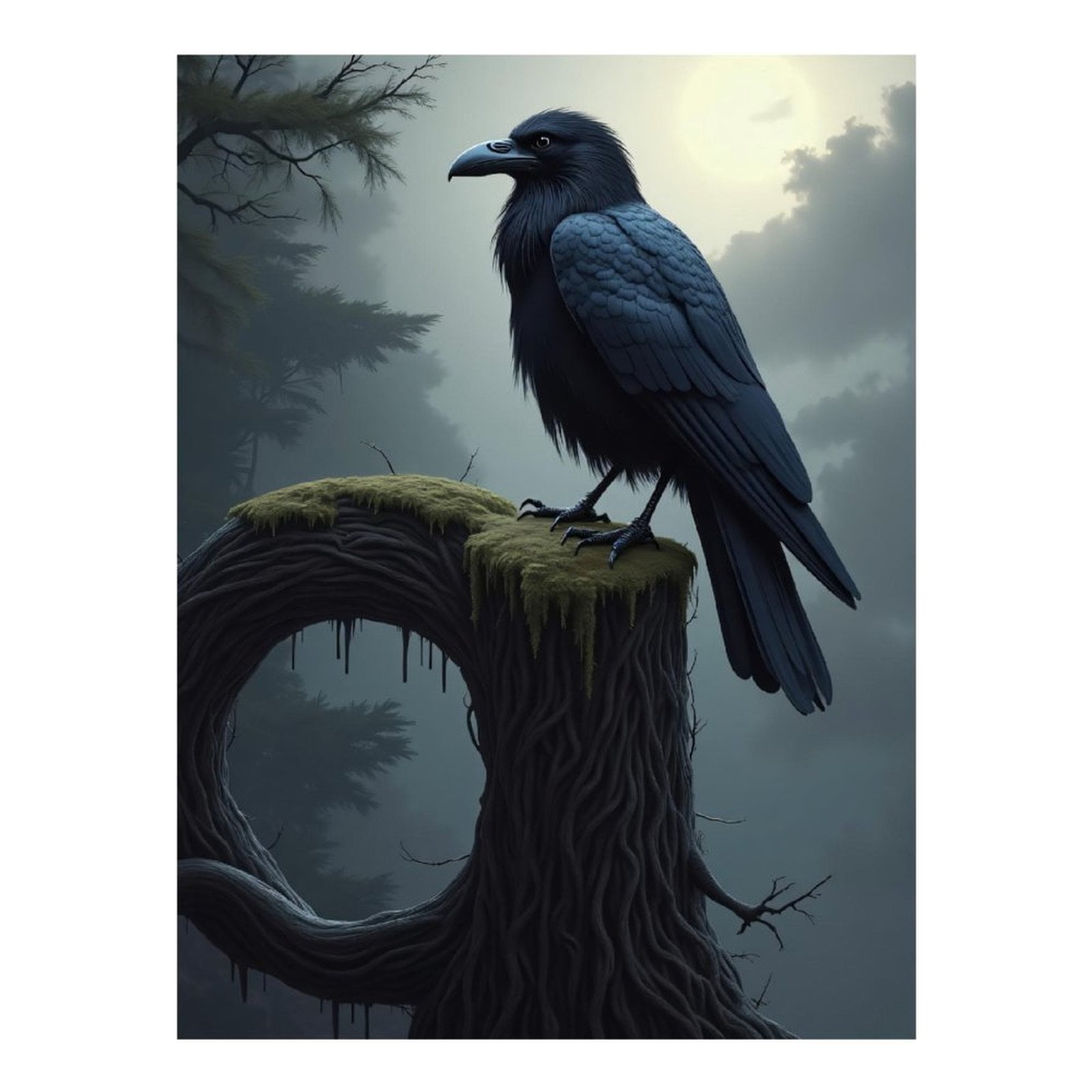 Diamond Art Kits for Adults - Classic Realistic Crow Print No.62 5D ...