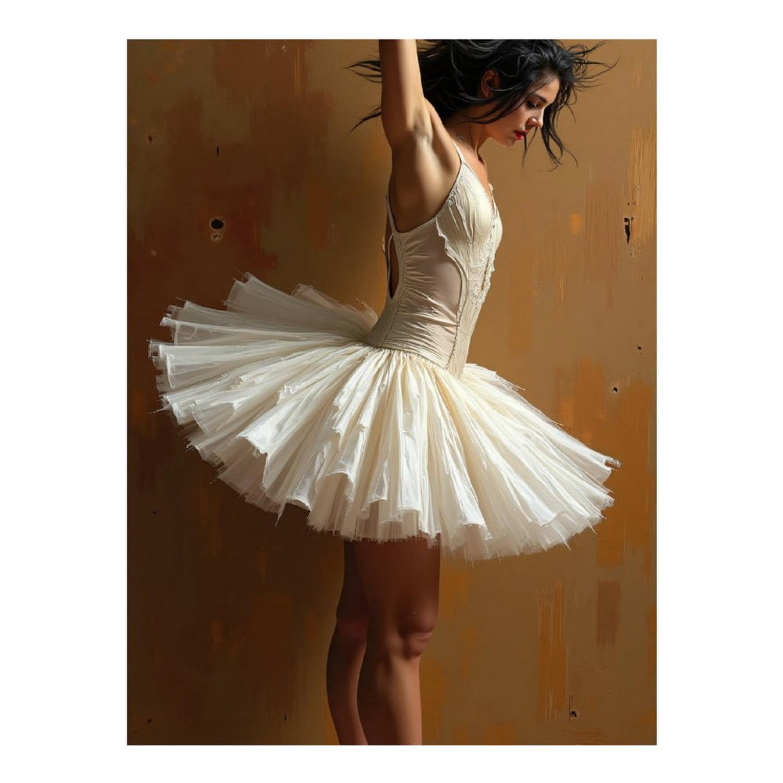 Diamond Art Kits for Adults - Classy Ballet White Print No.48 5D ...