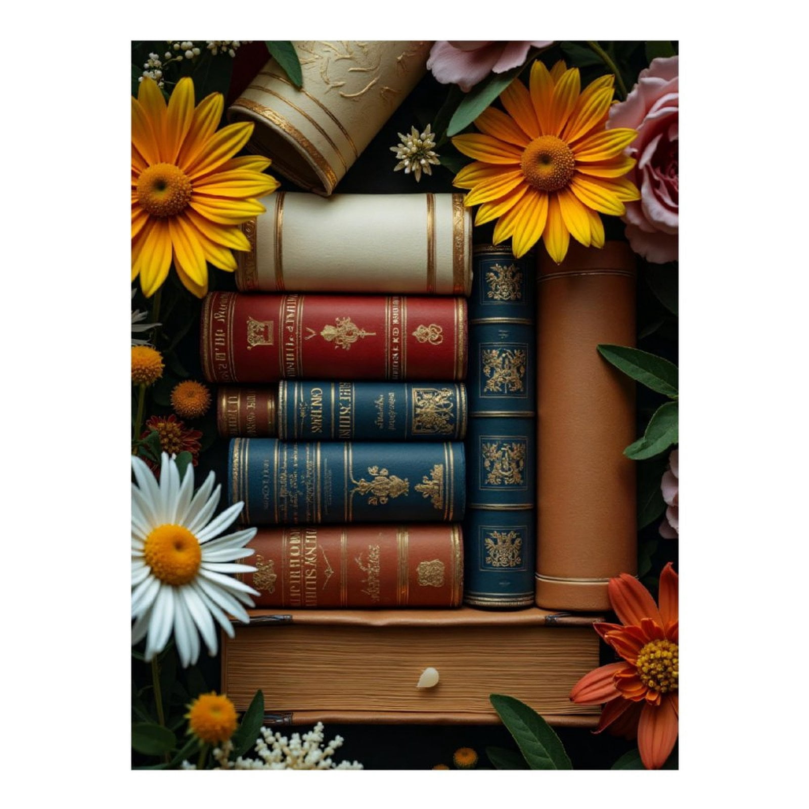 Diamond Art Kits for Adults - Classy Book Print No.32 5D Frameless ...