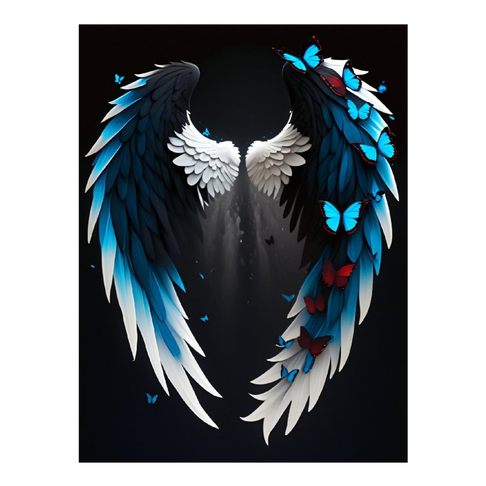 Diamond Art Kits for Adults - Classy Butterfly Print No.286 5D Frameless Dimond Painting Kit for ...