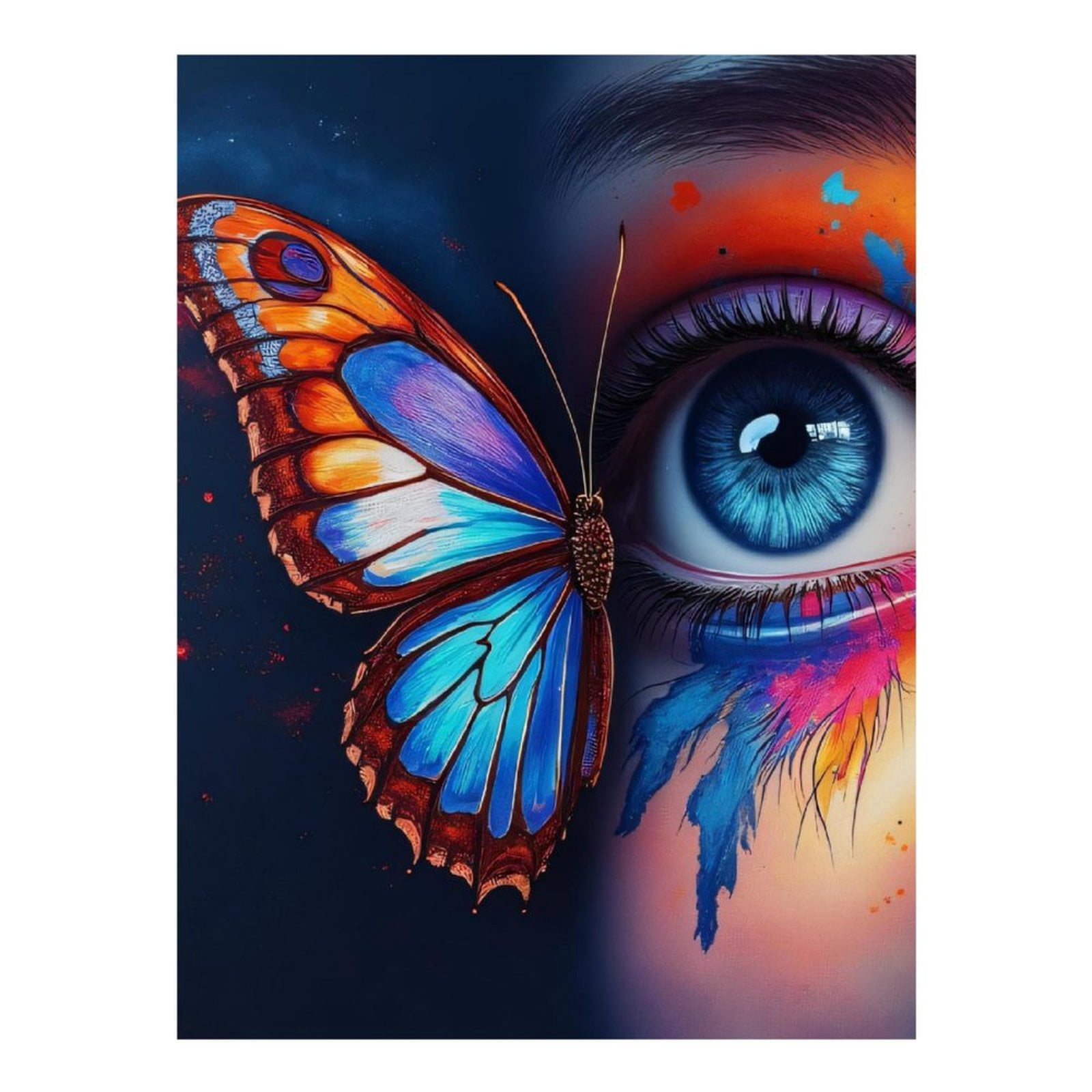 Diamond Art Kits for Adults - Classy Butterfly Print No.810 5D ...