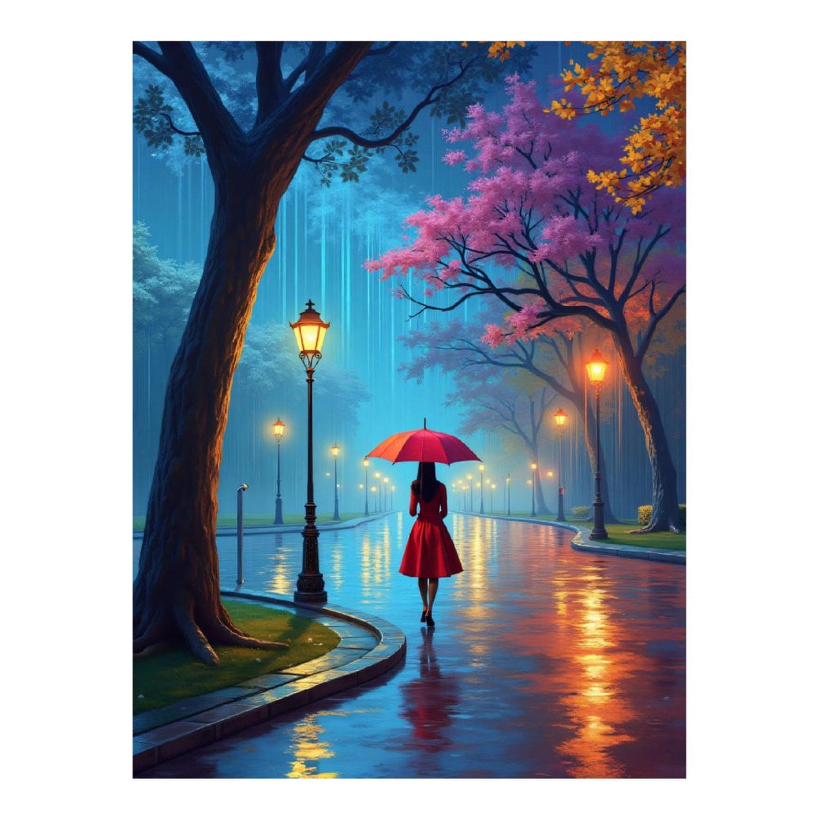 Diamond Art Kits for Adults - Classy Night Print No.47 5D Frameless ...