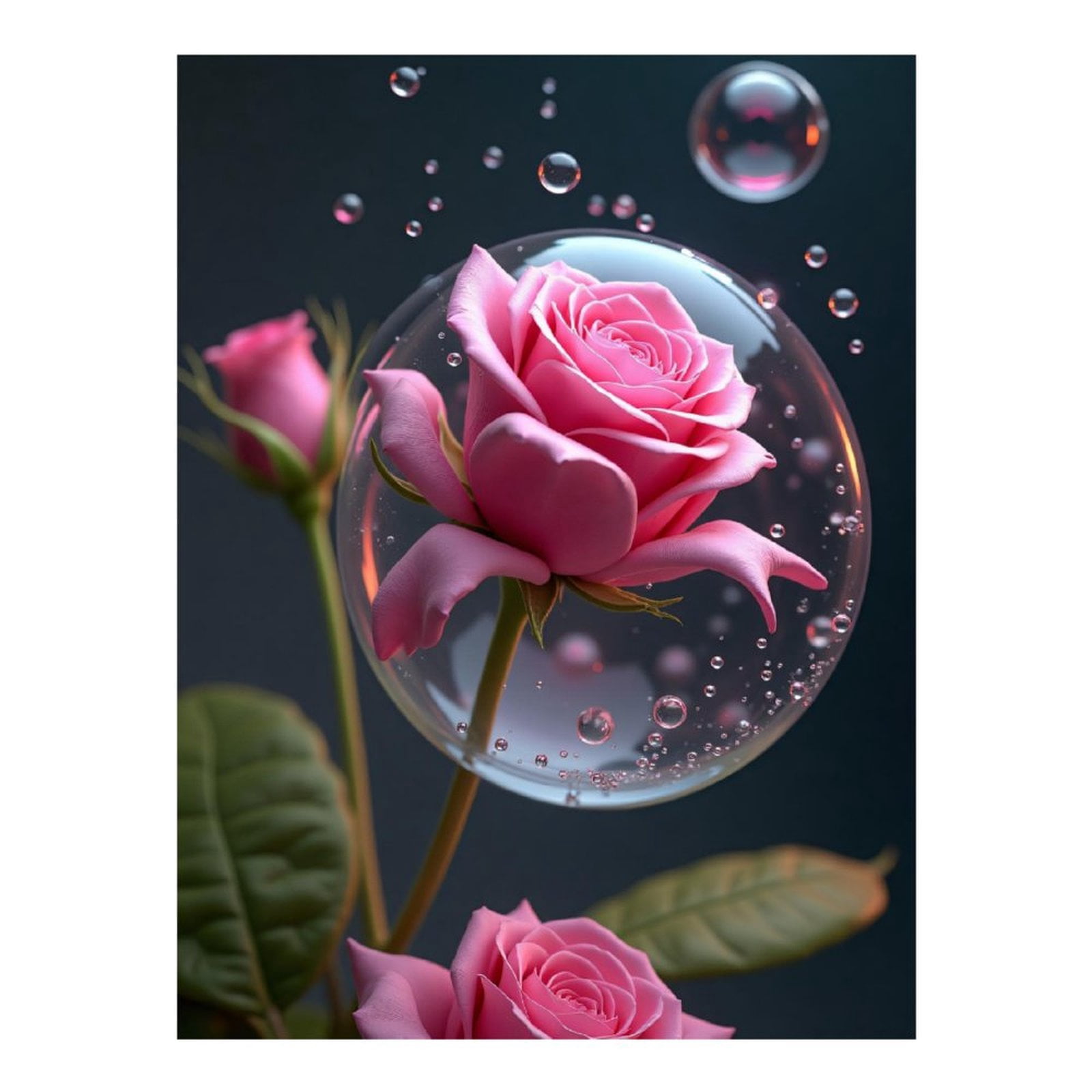 Diamond Art Kits for Adults - Classy Rose Print No.492 5D Frameless ...