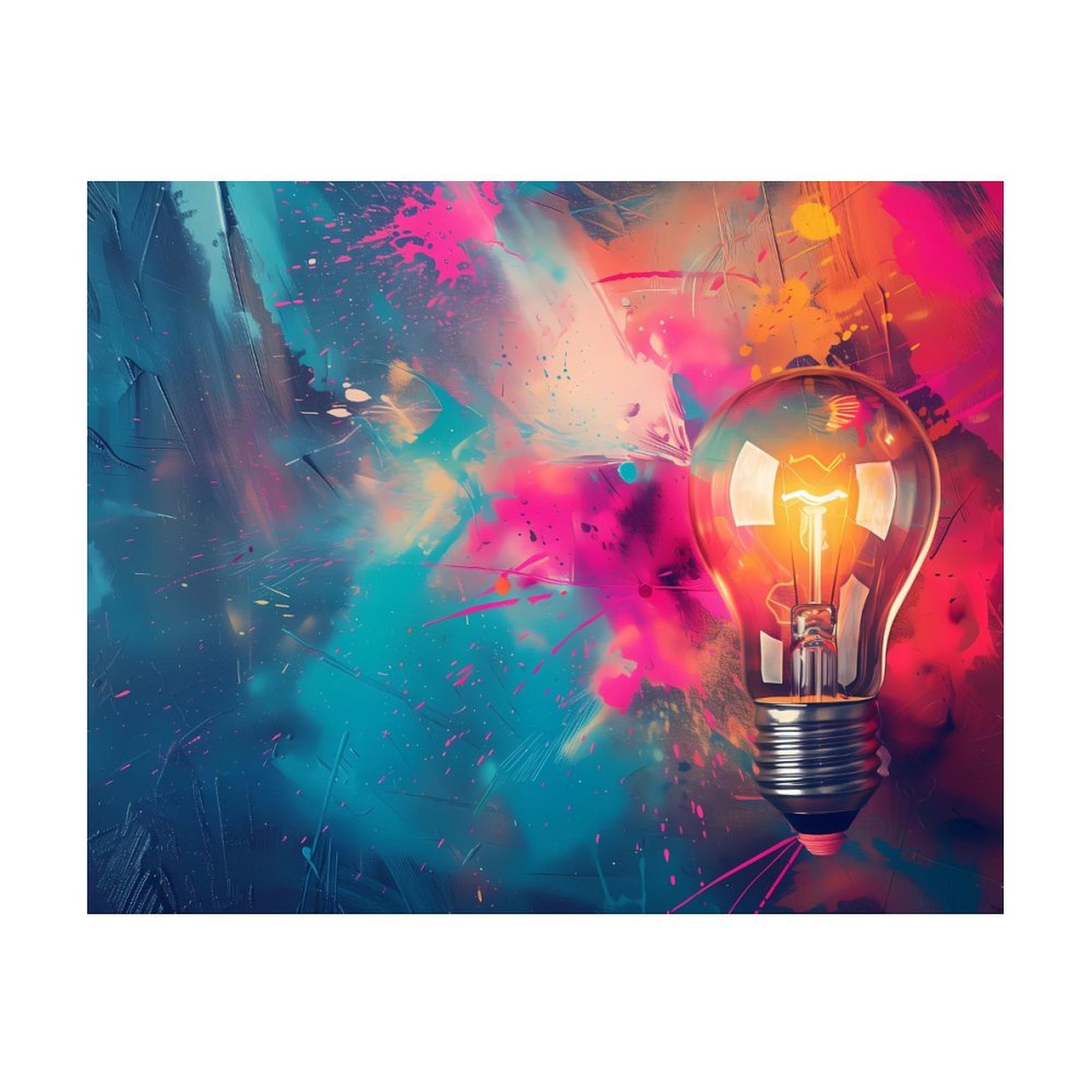 Diamond Art Kits for Adults - Colorful Lightbulb Abstract DIY Diamond ...