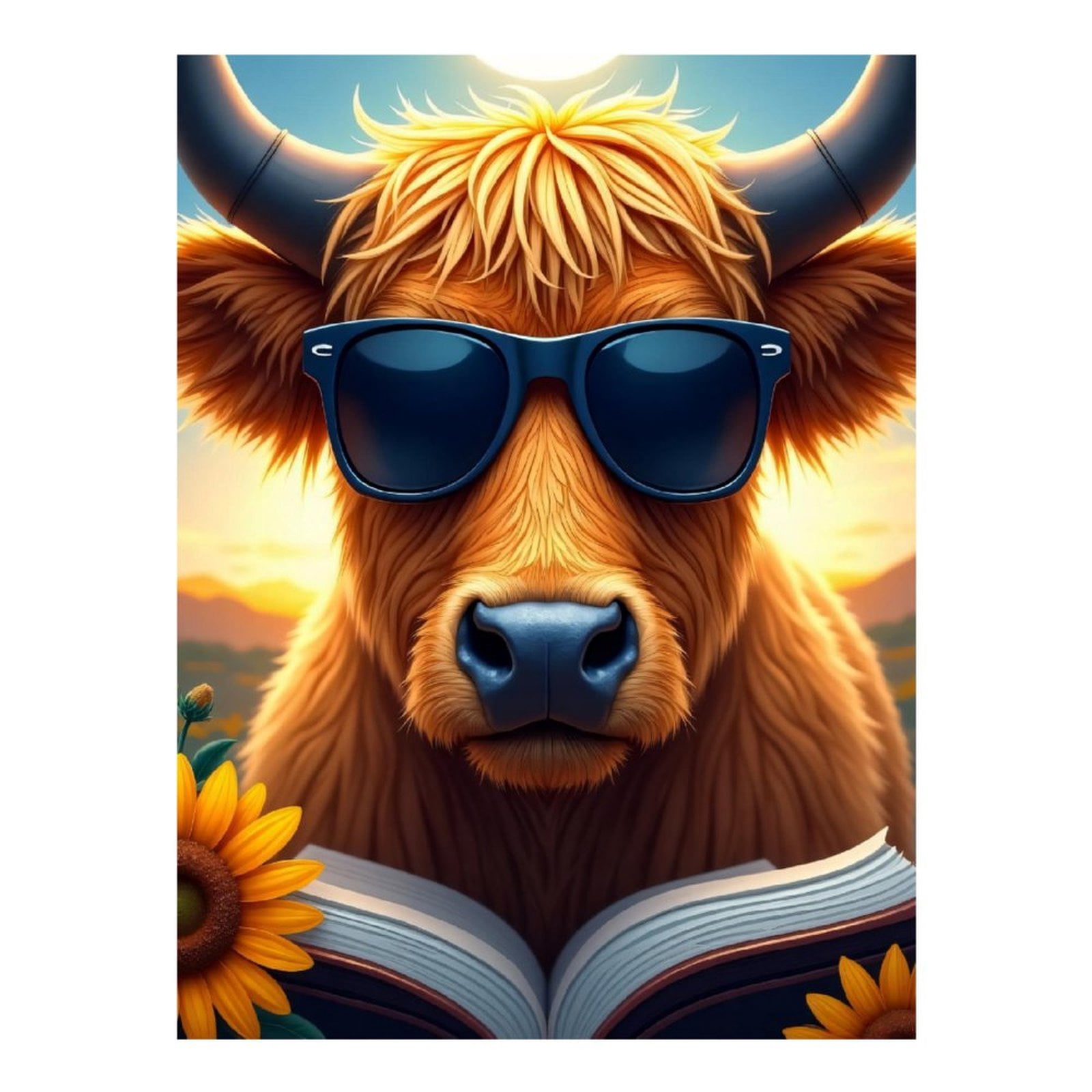 Diamond Art Kits for Adults - Cool Bull Cocoa Print No.126 5D Frameless ...