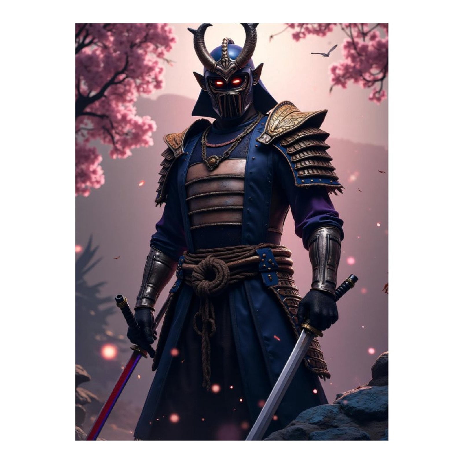 Diamond Art Kits for Adults - Cool Classic Samurai Print No.4 5D ...