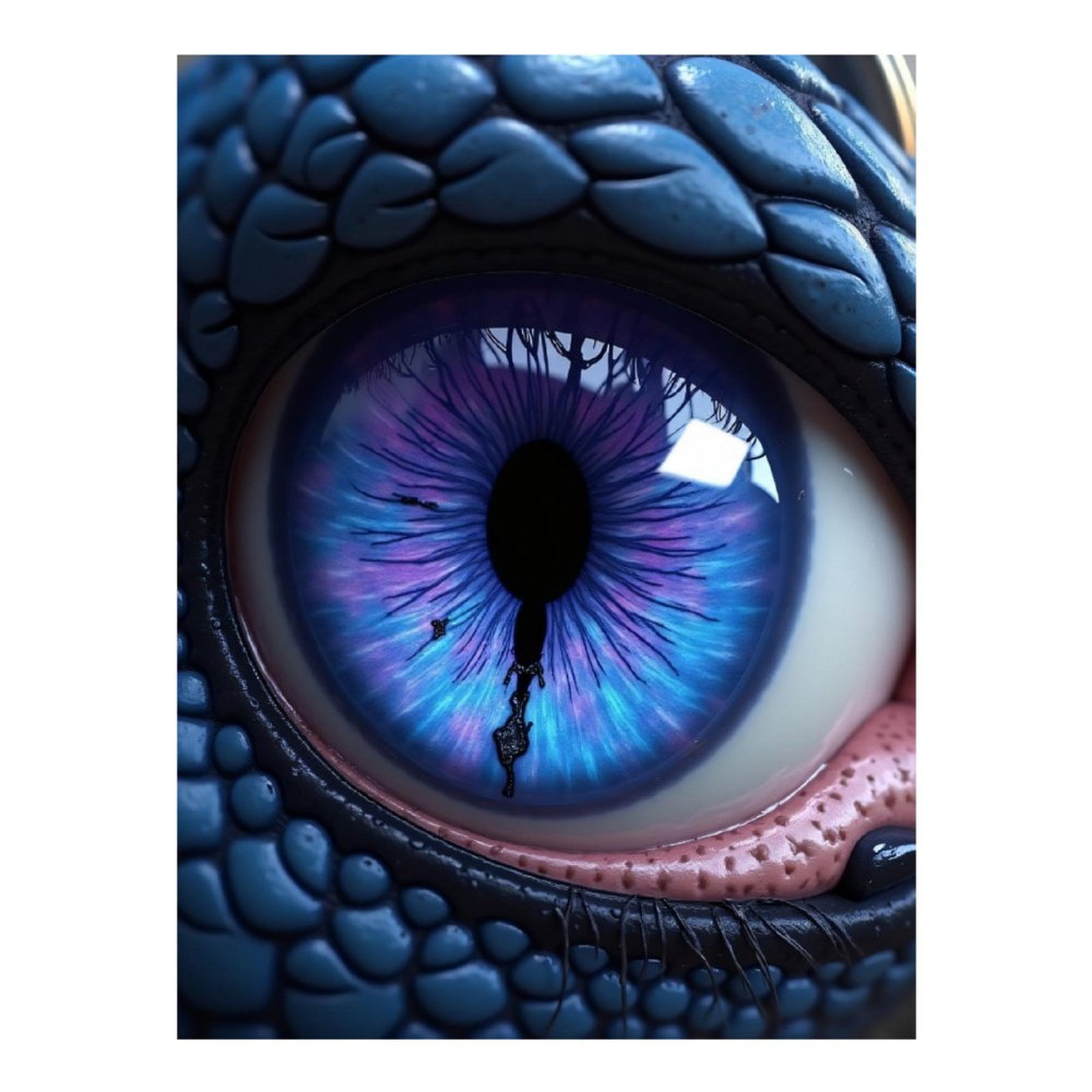 Diamond Art Kits for Adults - Cool Dragon Eye Print No.652 5D Frameless ...