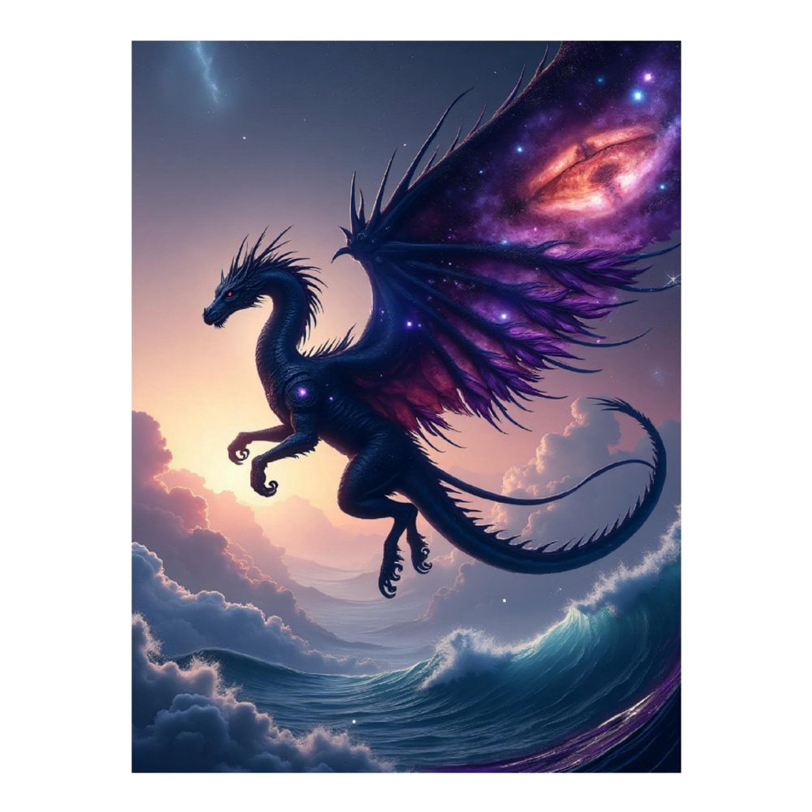 Diamond Art Kits for Adults - Cool Dragon Ocean Print No.174 5D ...