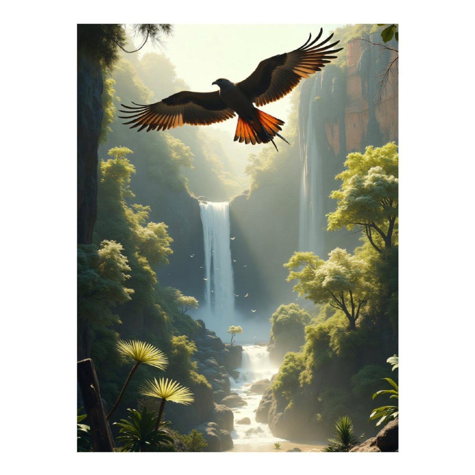 Diamond Art Kits for Adults - Cool Hawk Print No.6 5D Frameless Dimond ...