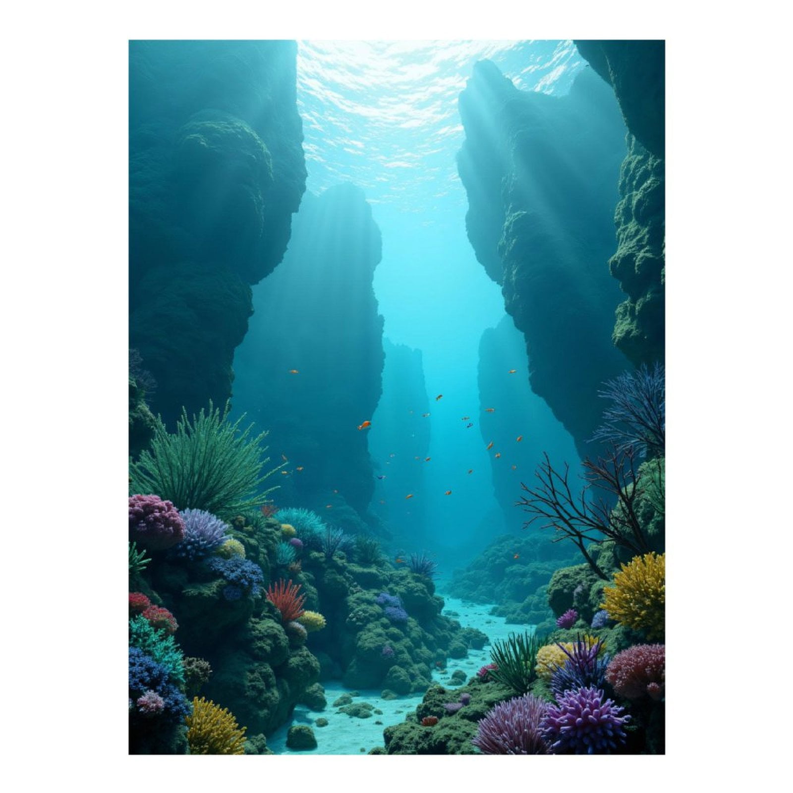Diamond Art Kits for Adults, Coral Reef Underwater Scene 5D Diamond ...