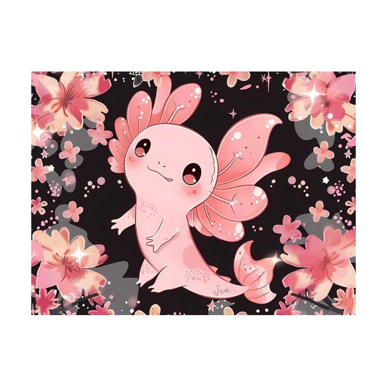 Mosaic Kit Axolotl Diamond Art Kit - 12 Cute 5D DIY Sticker Crafts For ...