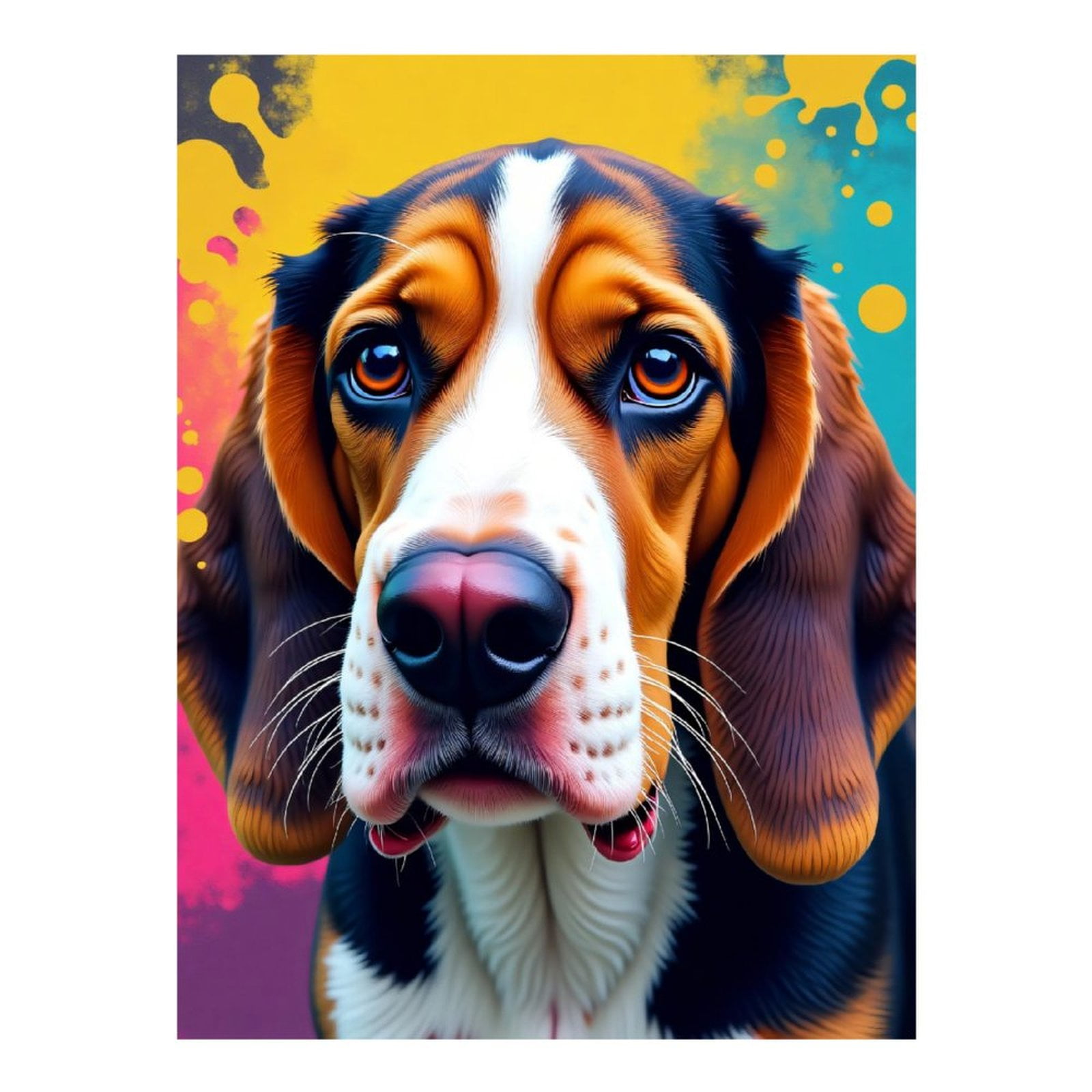 Diamond Art Kits for Adults - Cute Beagle Print No.51 5D Frameless Dimond Painting Kit for ...