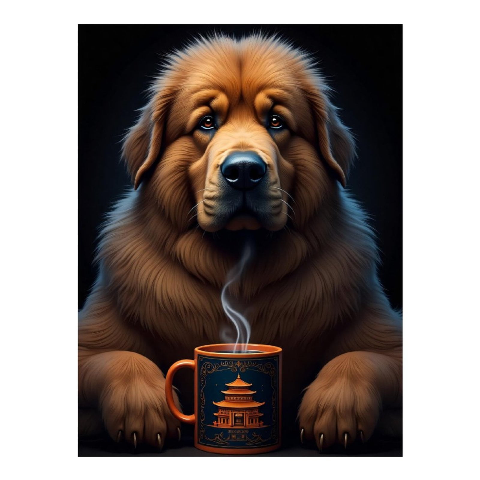 Diamond Art Kits for Adults - Cute Classic Coffee Print No.27 5D Frameless Dimond Painting Kit ...