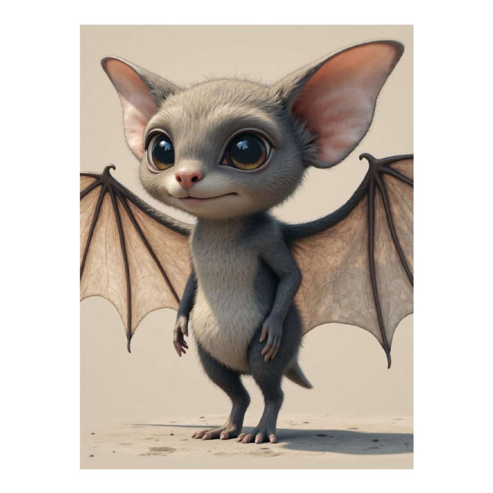 Diamond Art Kits for Adults - Cute Furry Creature With Wings 5d Diamond ...