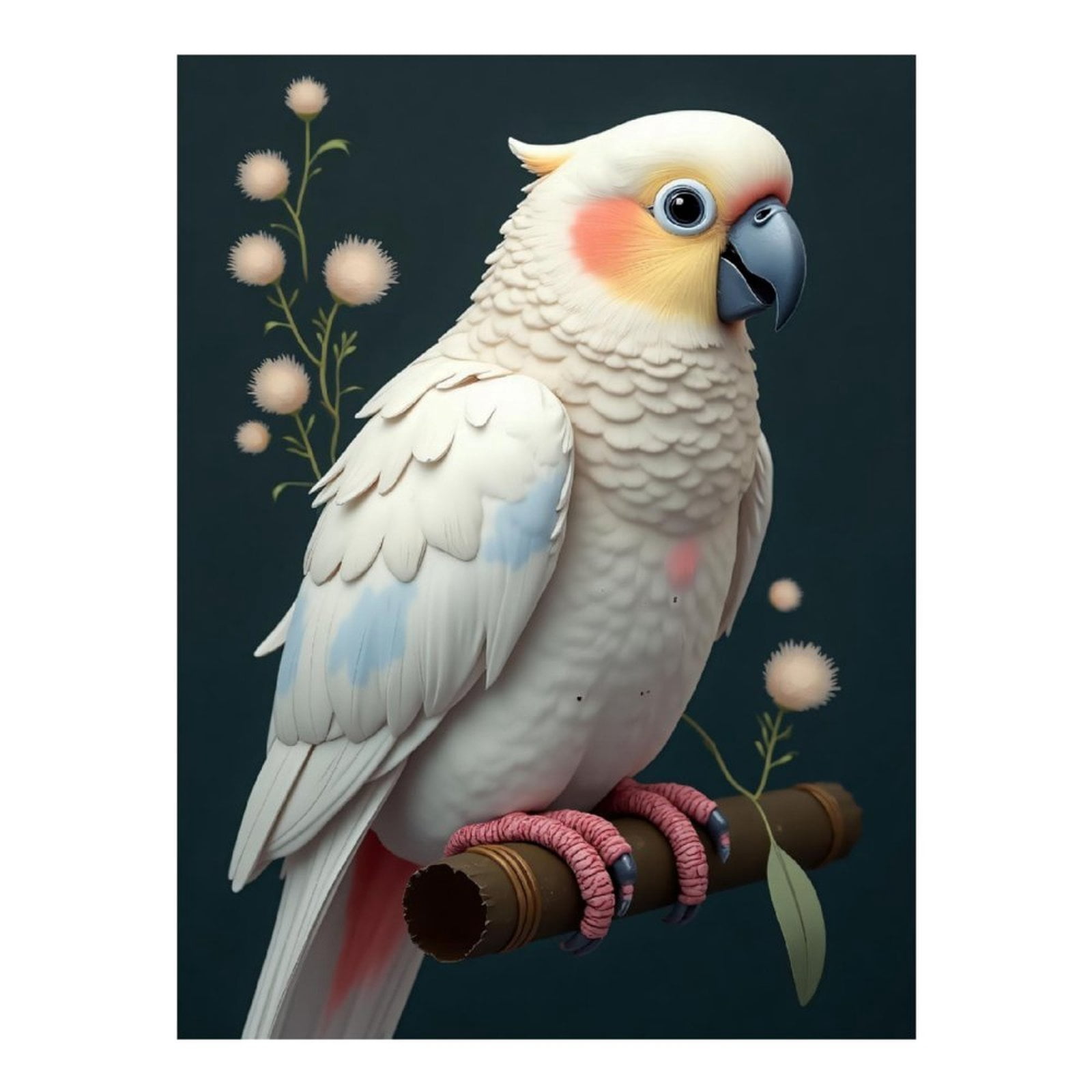 Diamond Art Kits for Adults - Cute Realistic Cockatoo Print No.8 5D ...