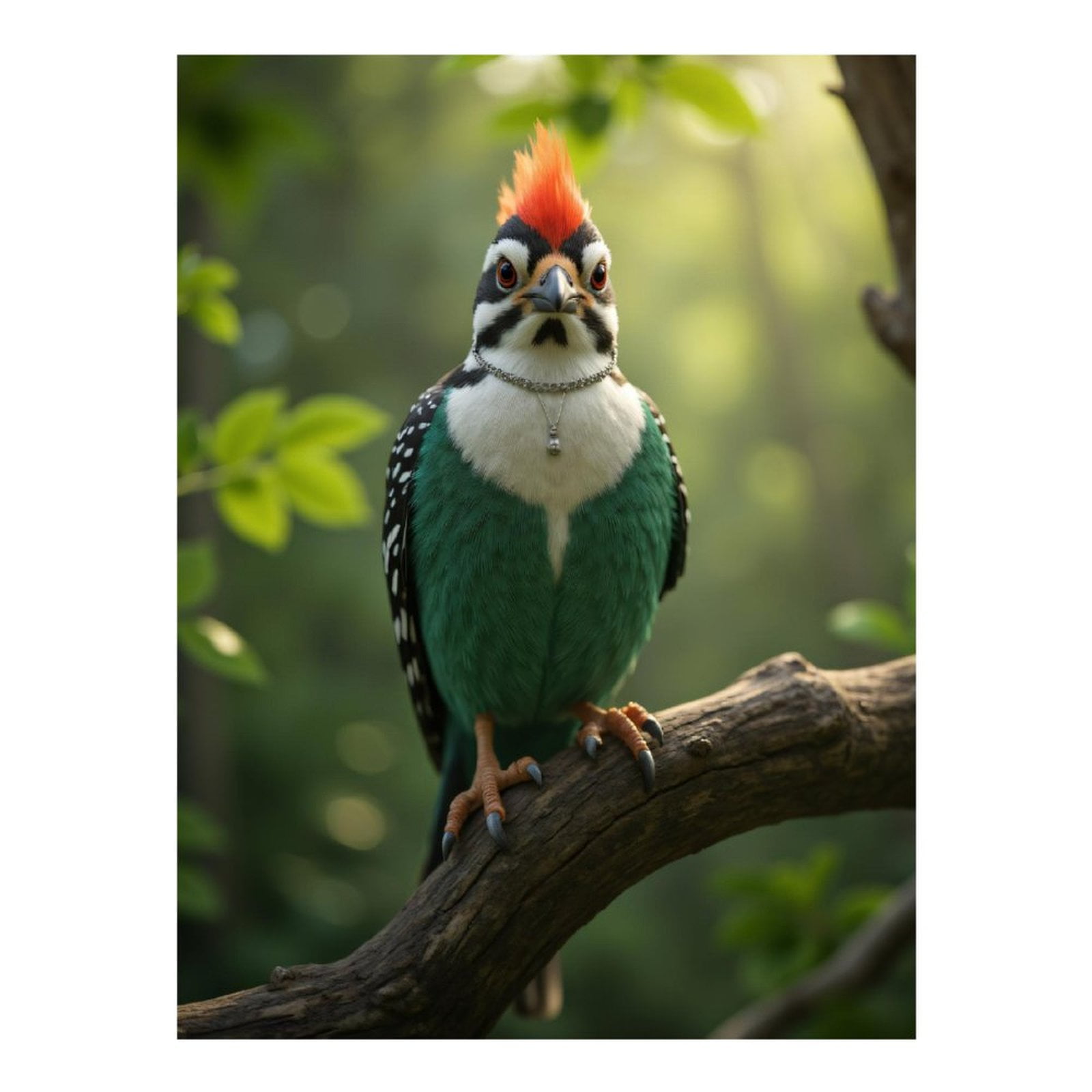 Diamond Art Kits for Adults - Exotic Bird Forest Perch Necklace 5d ...