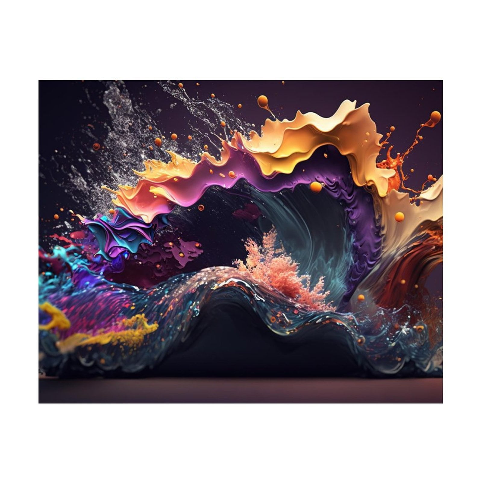 Diamond Art Kits for Adults, Explosive Fluid Splash ArtDiamond Painting ...