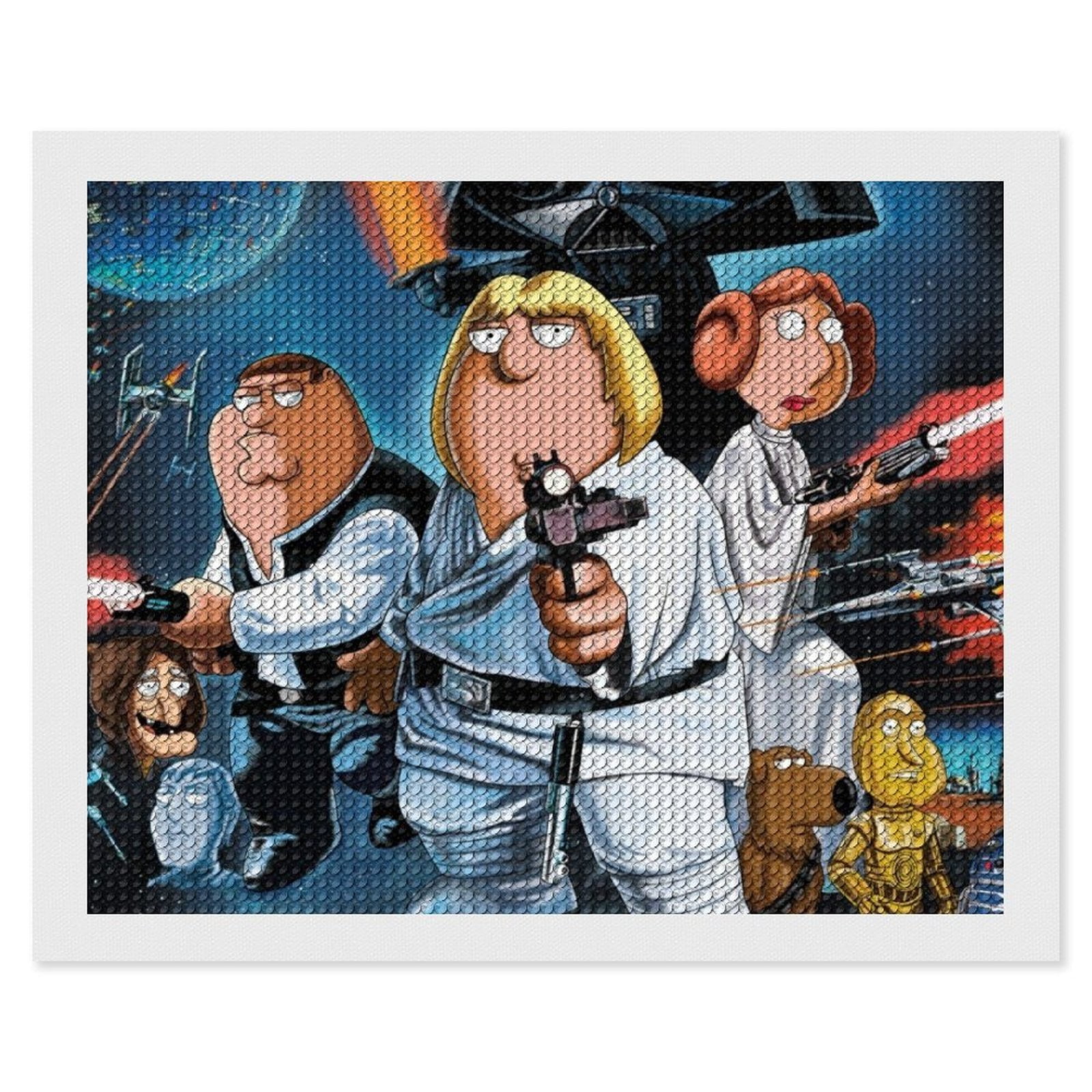Diamond Art Kits for Adults - Family Guy Full Drill Diamond Arts for ...