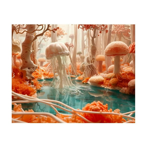 Diamond Art Kits for Adults - Fantasy Underwater Jellyfish 5D Frameless ...