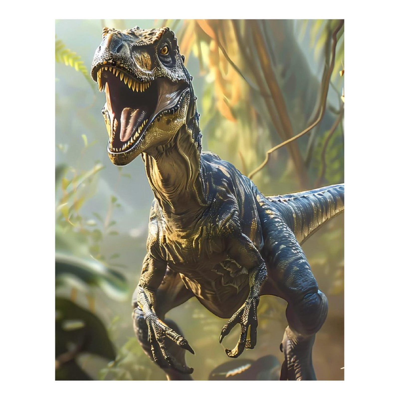 Diamond Art Kits for Adults, Ferocious DinosaurDiamond Painting Kits ...