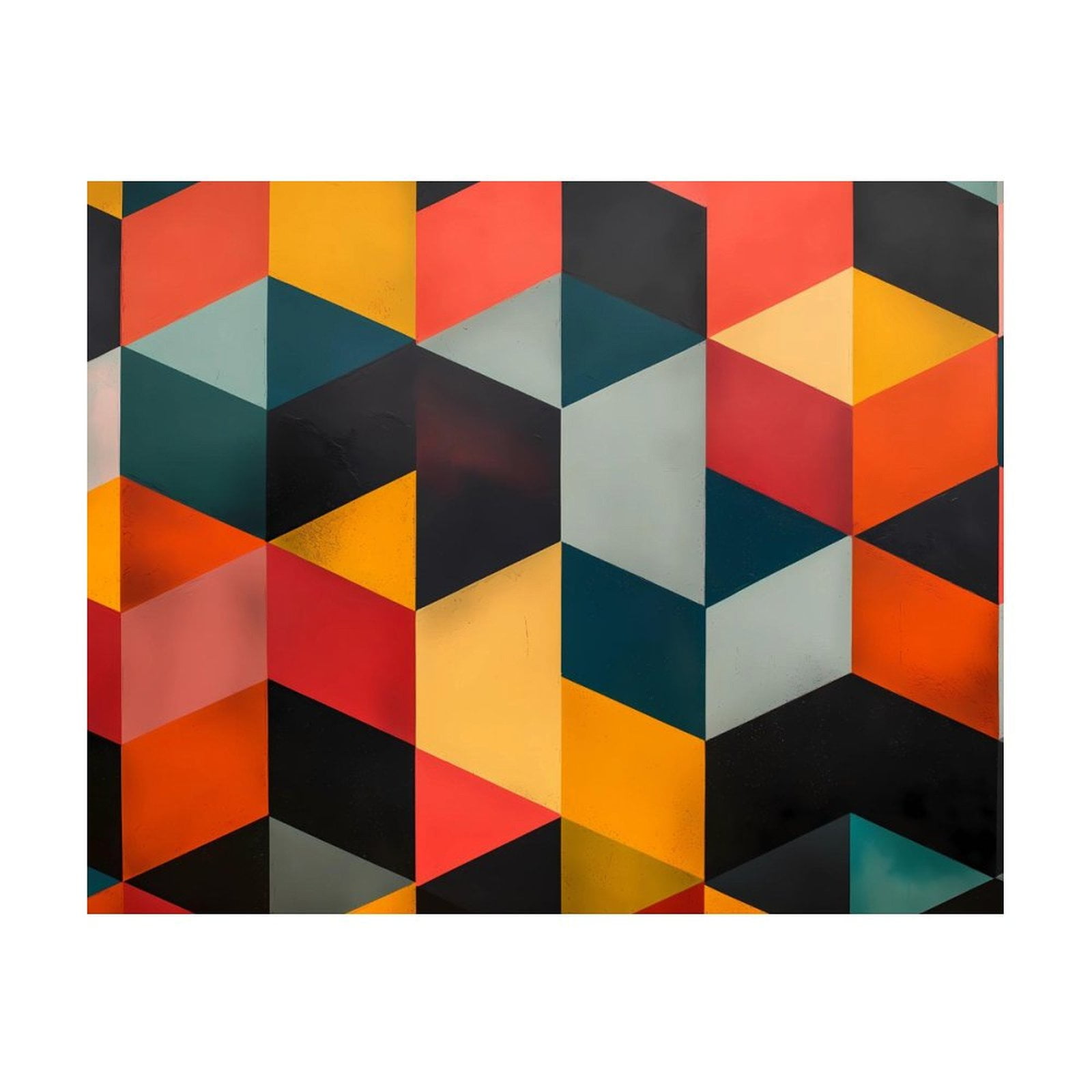 Diamond Art Kits for Adults, Geometric Cube Pattern ArtDiamond Painting ...