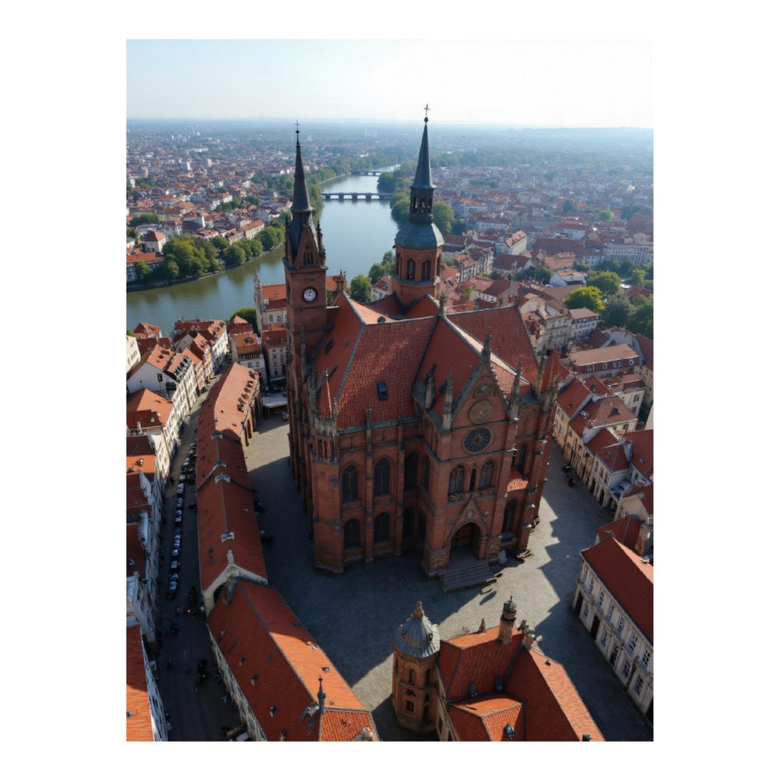 Diamond Art Kits for Adults - Gothic Cathedral Aerial View Cityscape 5d ...