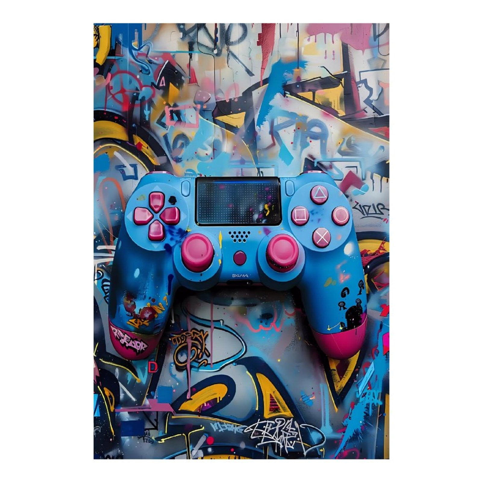 Diamond Art Kits for Adults - Graffiti Game Controller Art DIY ...