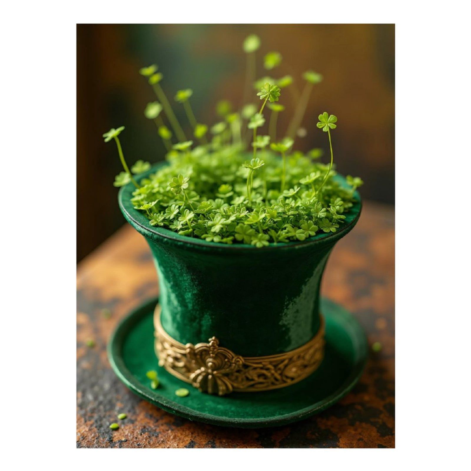 Diamond Art Kits for Adults - Green Hat Plant Decor 5d Diamond Painting ...