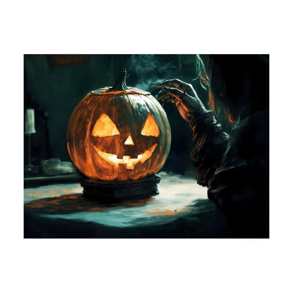 Diamond Art Kits for Adults - Halloween Witch Mysterious Pumpkin 5D ...