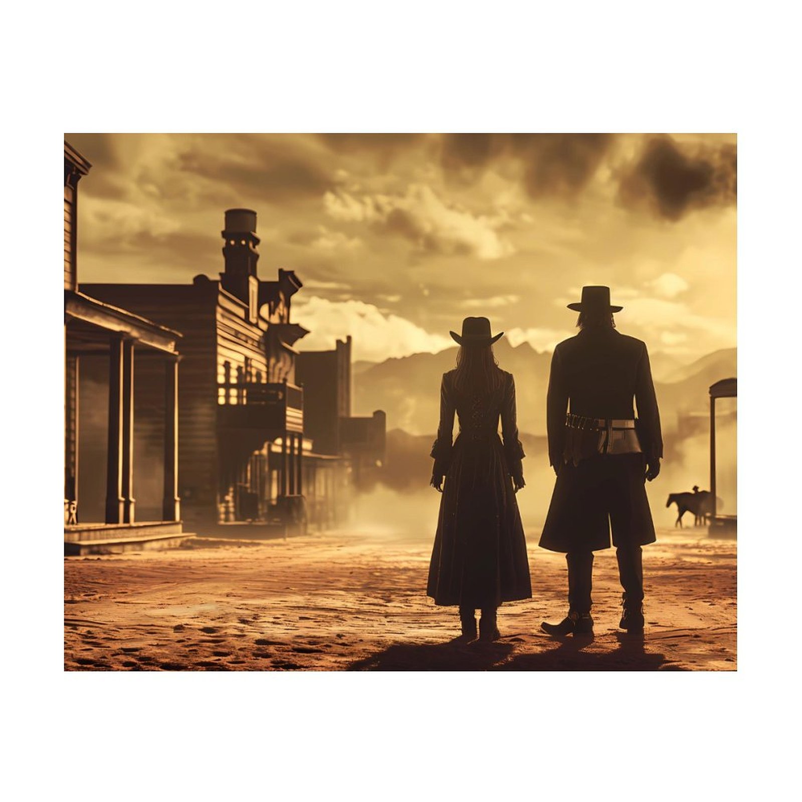 Diamond Art Kits for Adults - Industrial Style Western Cowboy DIY ...