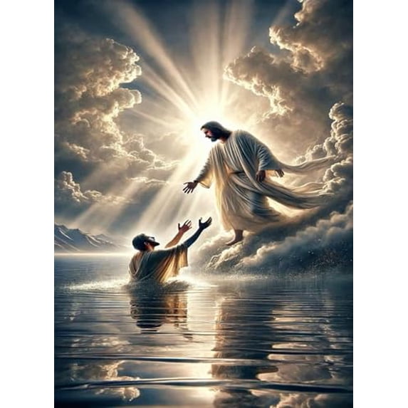 Diamond Art Kits for Adults,Jesus 5D Diamond Painting Kits for Adults ...