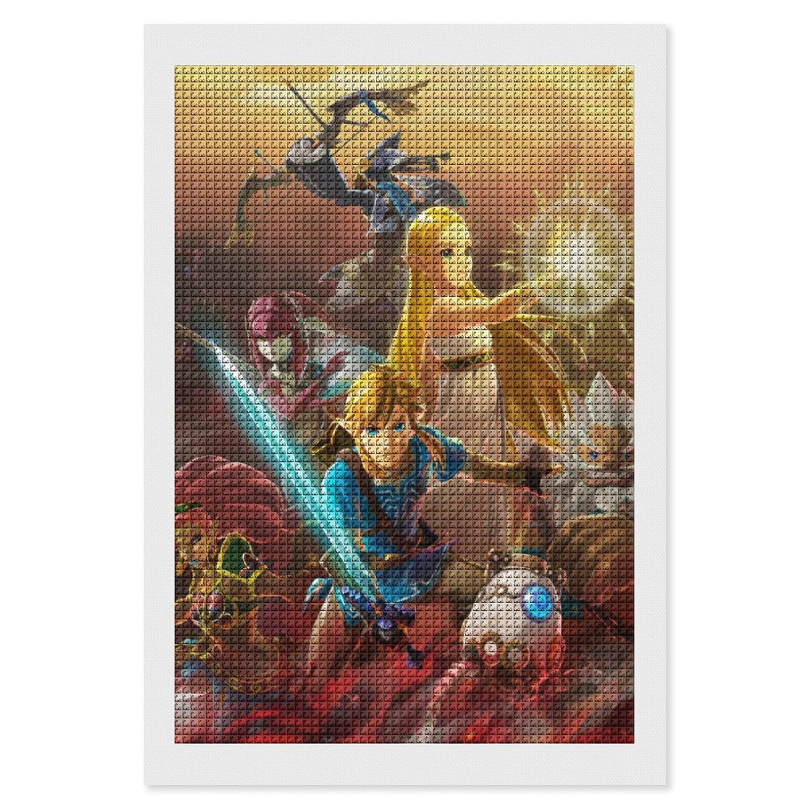 Diamond Art Kits for Adults The Legend of Zelda Full Drill Diamond Arts ...